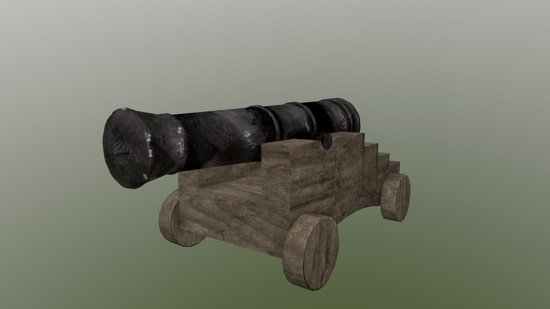 ArtStation - Low Poly Cannon