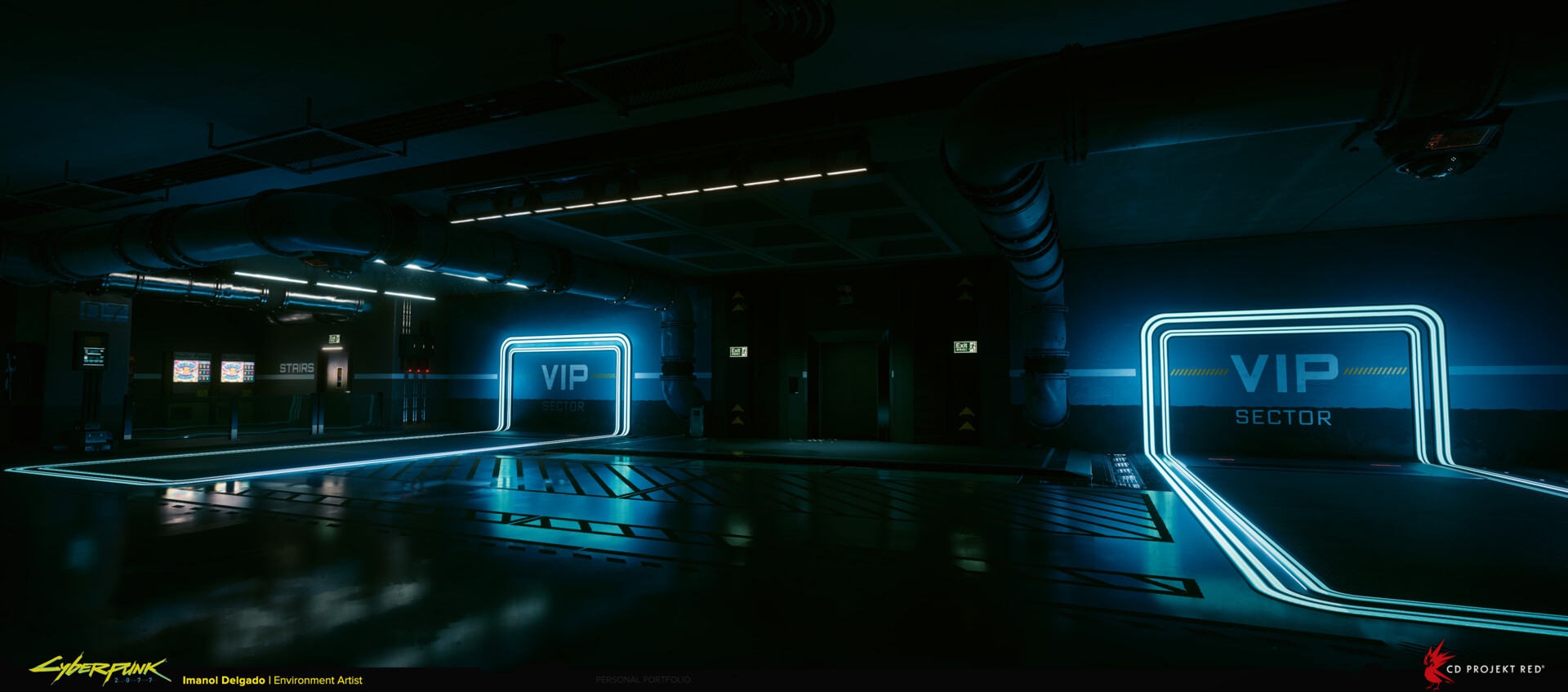Imanol Delgado Salazar - Underground Parking lot - Cyberpunk 2077