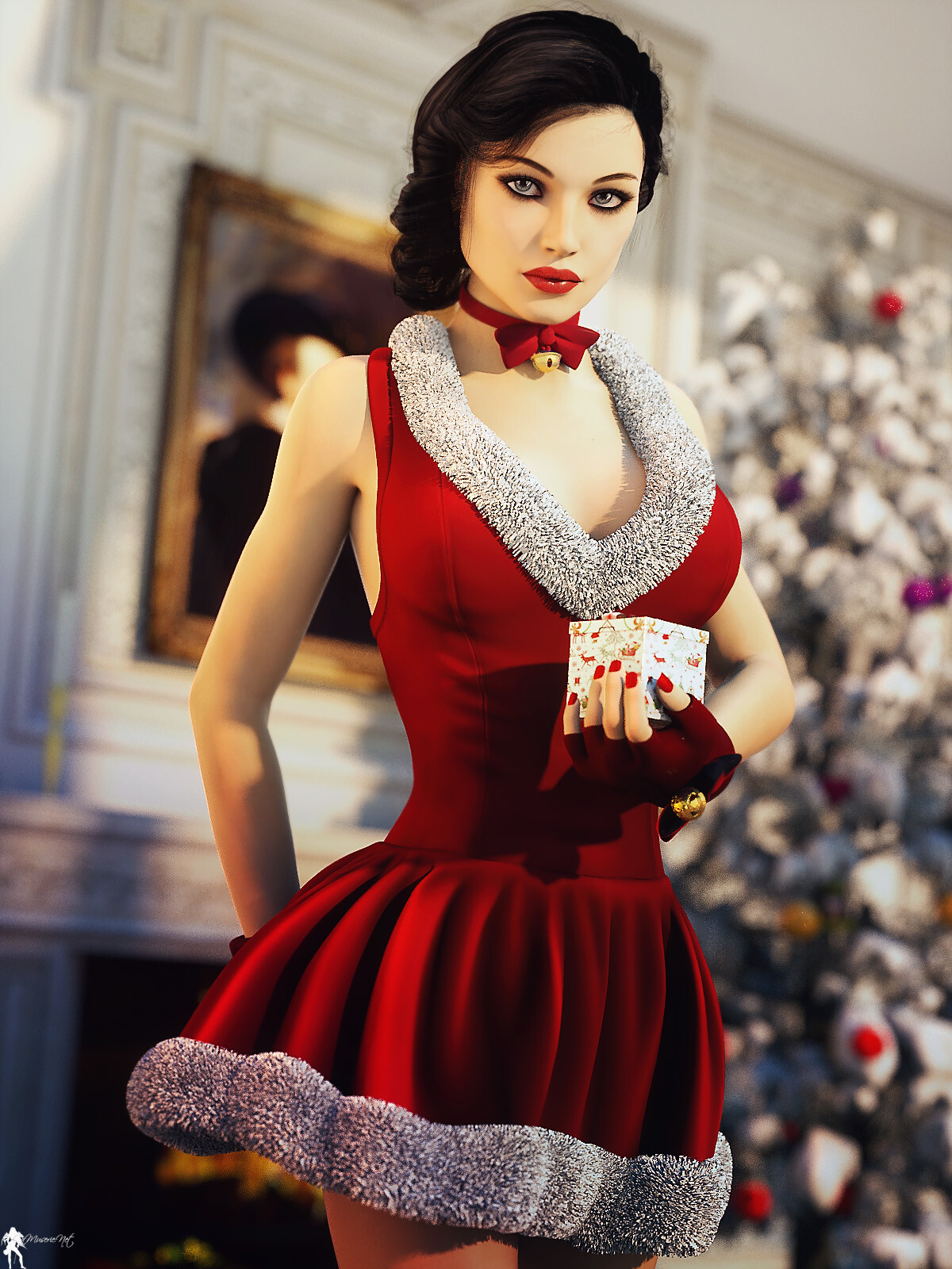 Artstation Christmas Pin Up 16