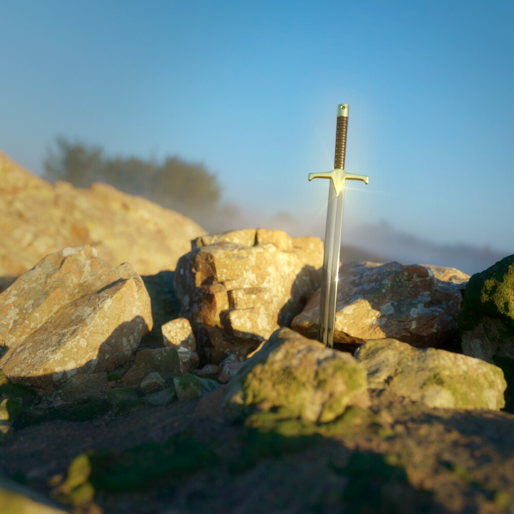 ArtStation - A Mighty Sword_V2