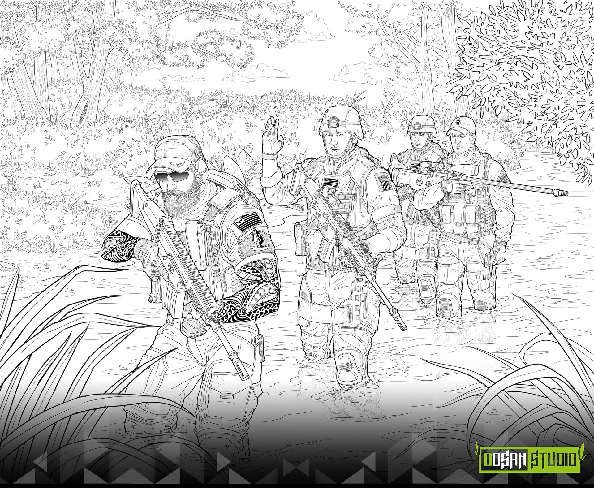ArtStation - Military infiltration operation