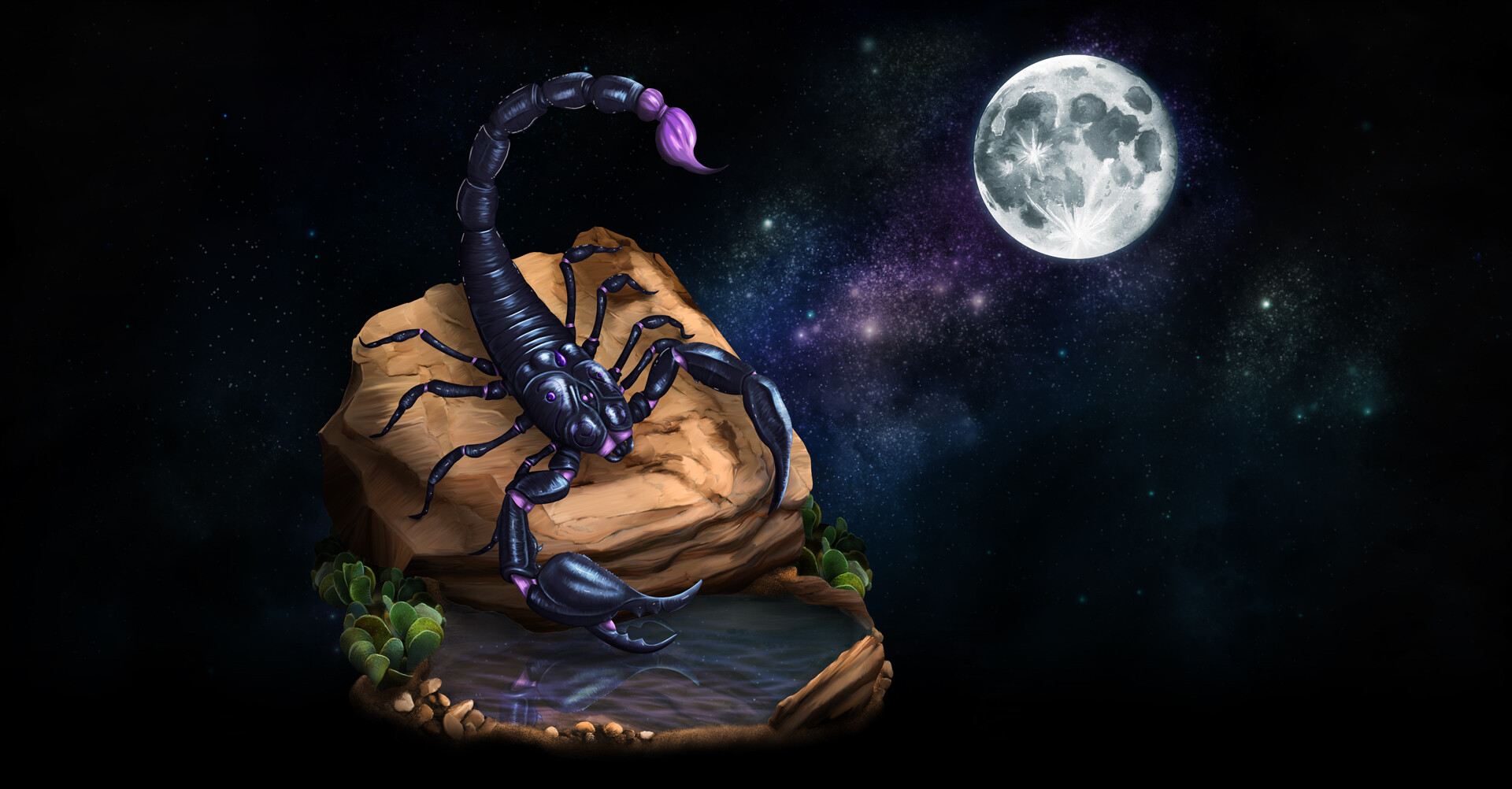 ArtStation - Horoscope Signs - Scorpio Illustration (2016 Commission)