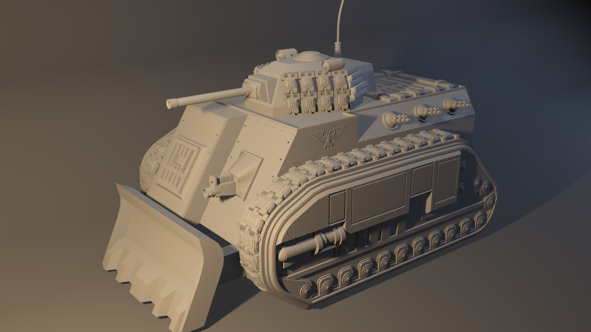 ArtStation - Warhammer 40k Bulldozer Chimera Tank, Devon Gritton