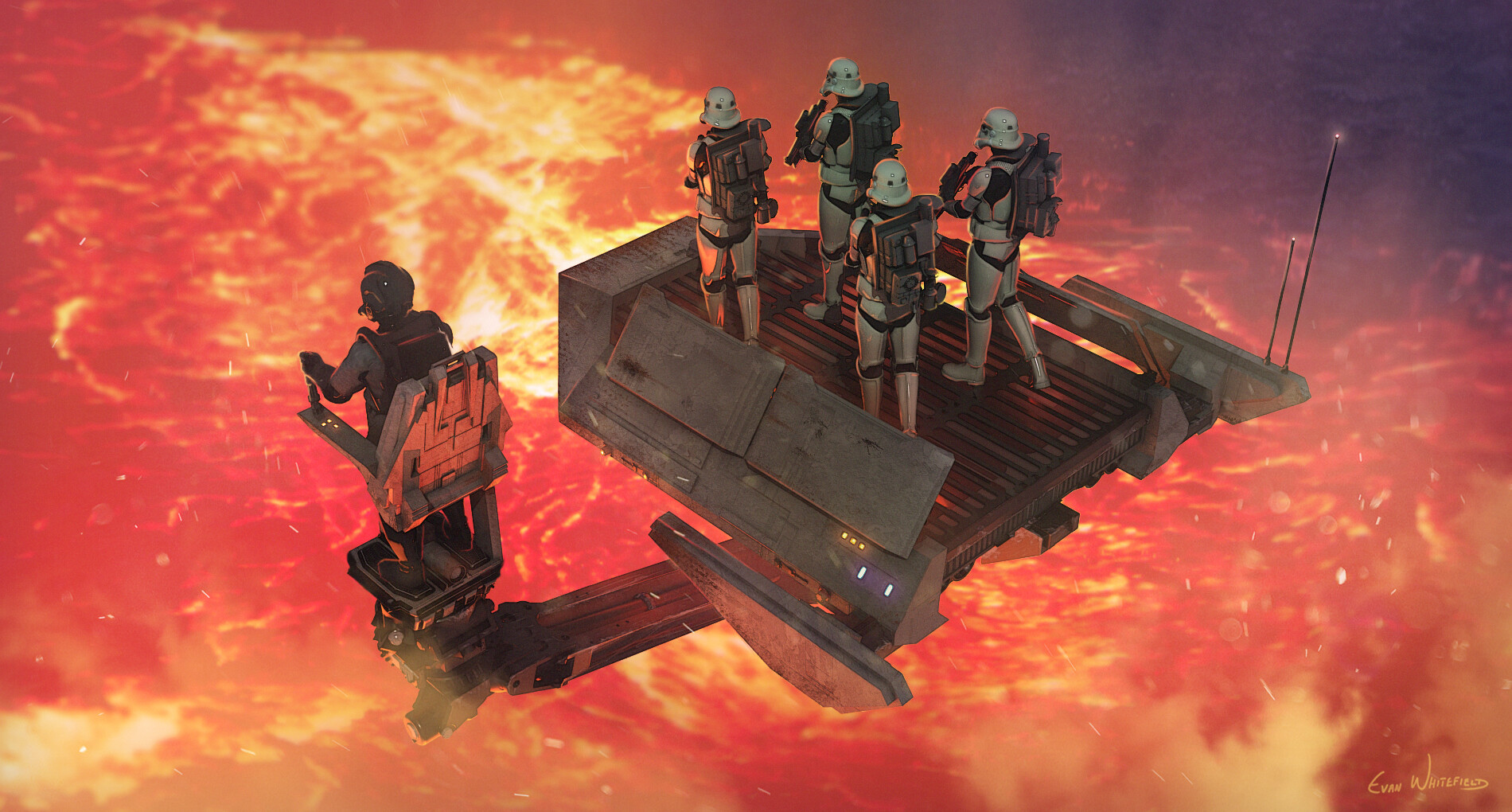 Evan Whitefield - Mustafar Imperial Landing Platform / Bunker
