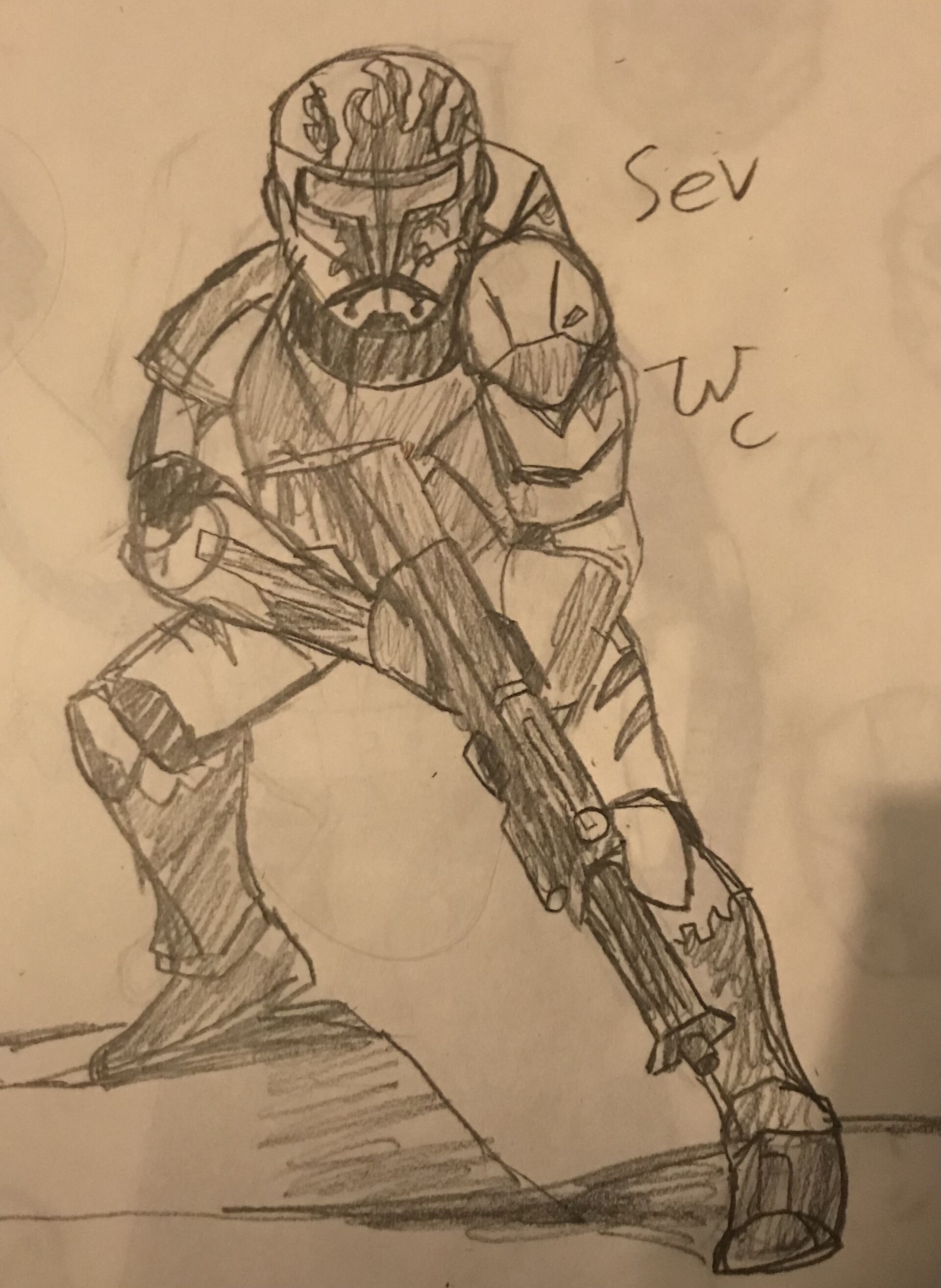 Clone Trooper Drawing