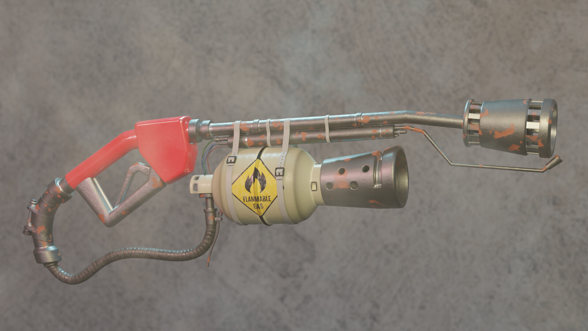 ArtStation - Flame Thrower ( Team Fortress 2 Fan Art) Made in Blender 2 ...