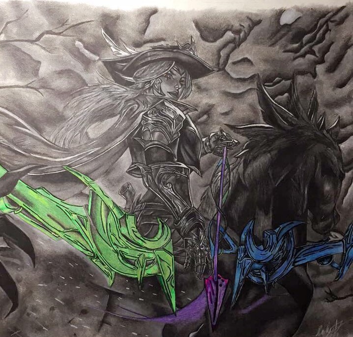 ArtStation - High Noon Ashe - League Of Legends