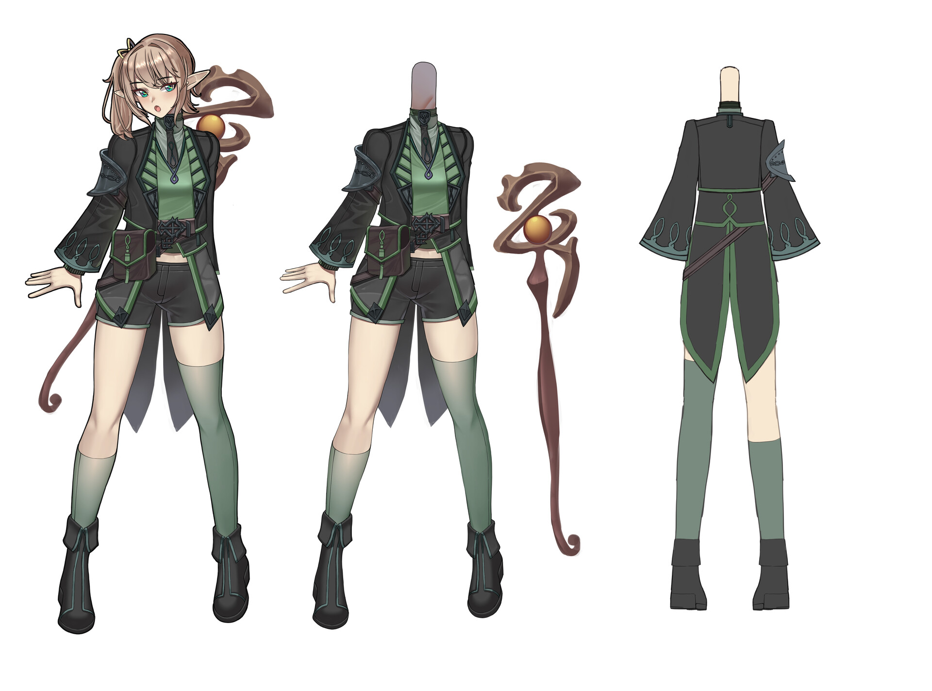 ArtStation - green elf