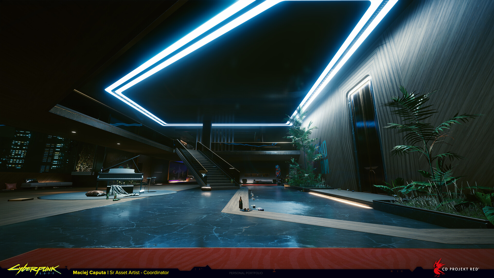 Maciej Caputa - Cyberpunk 2077 - Neokitsch Architecture Set