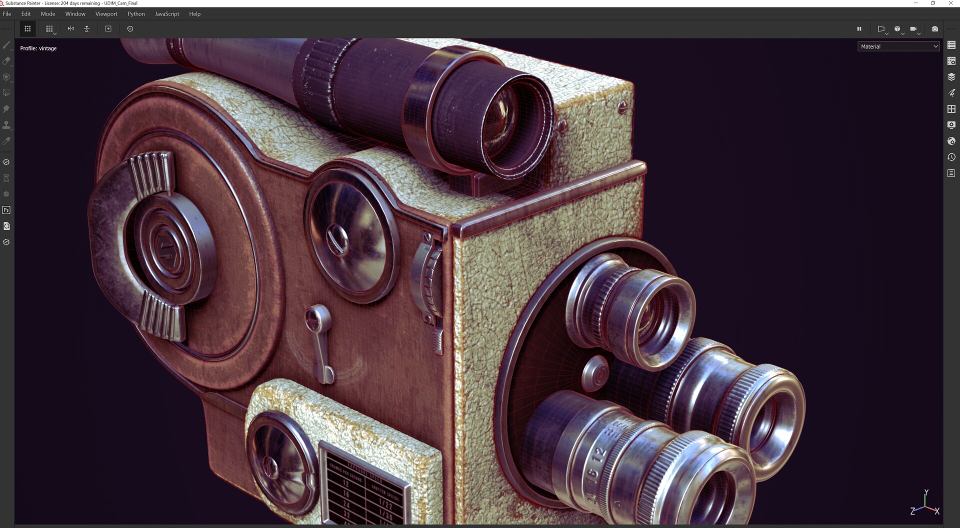 Joel Bradley - Substance Painter Camera Asset