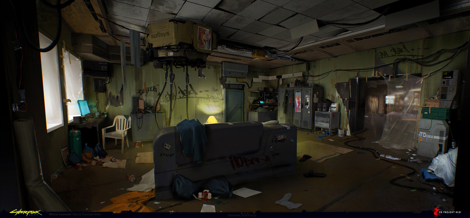 Michal Lisowski - Cyberpunk 2077 | Scavengers hideout