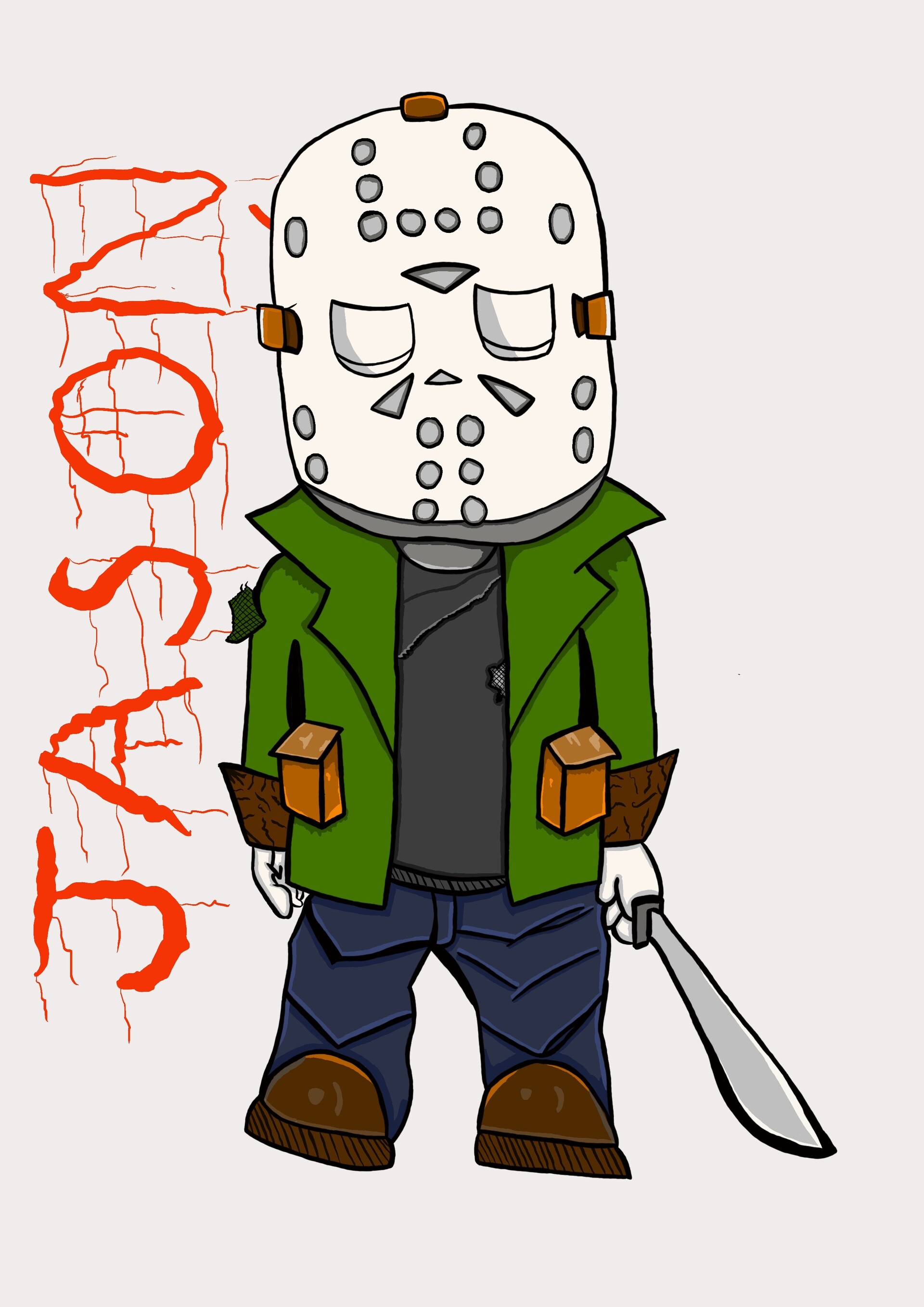 how to draw chibi jason