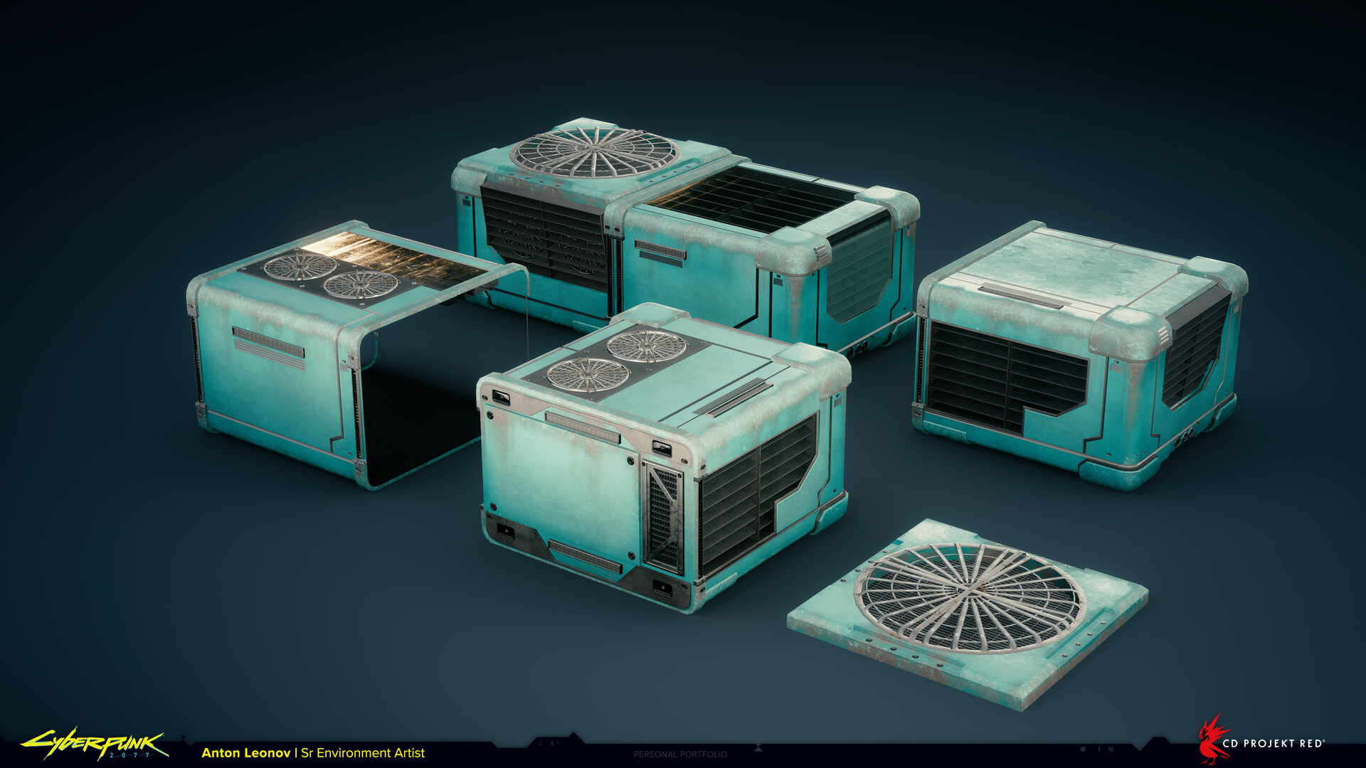 Anton Leonov - CYBERPUNK 2077 | Rooftop Fan set