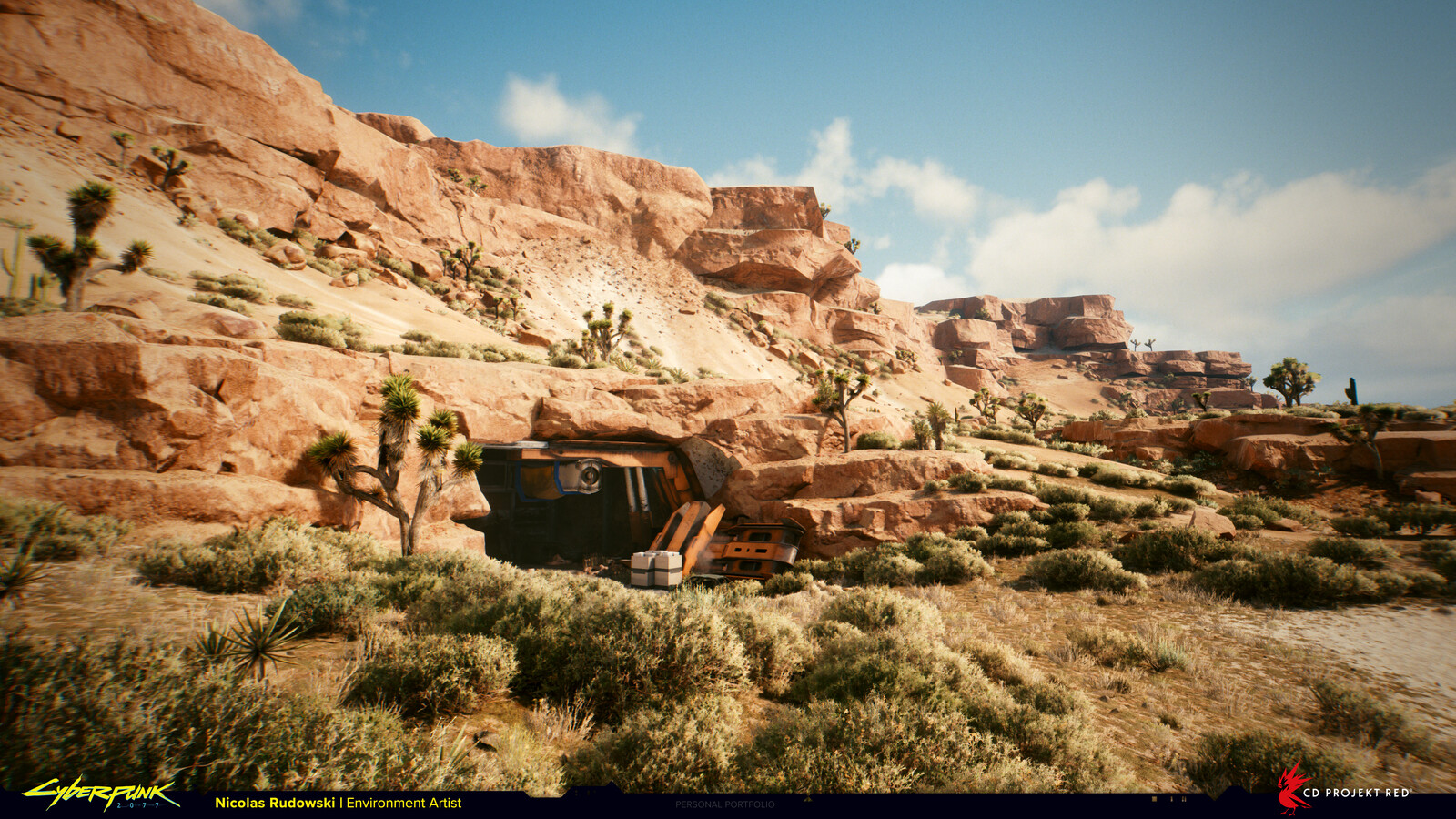 Nicolas Rudowski - Cyberpunk 2077 - Badlands locations #1