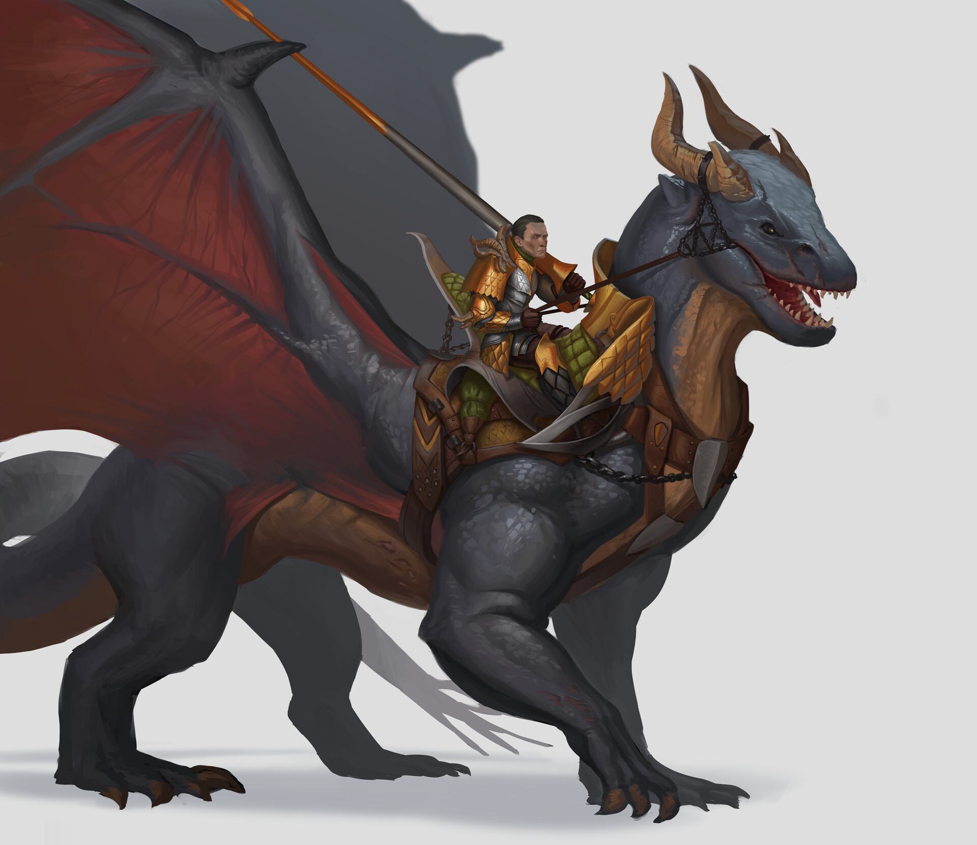 Nikita Kapitunov - Dragon riders concept