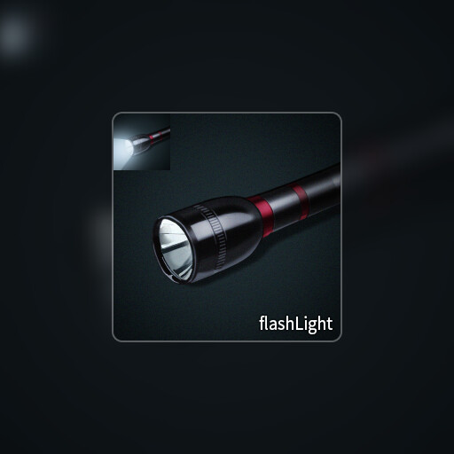 ArtStation - Game UI icon - icon flashlight