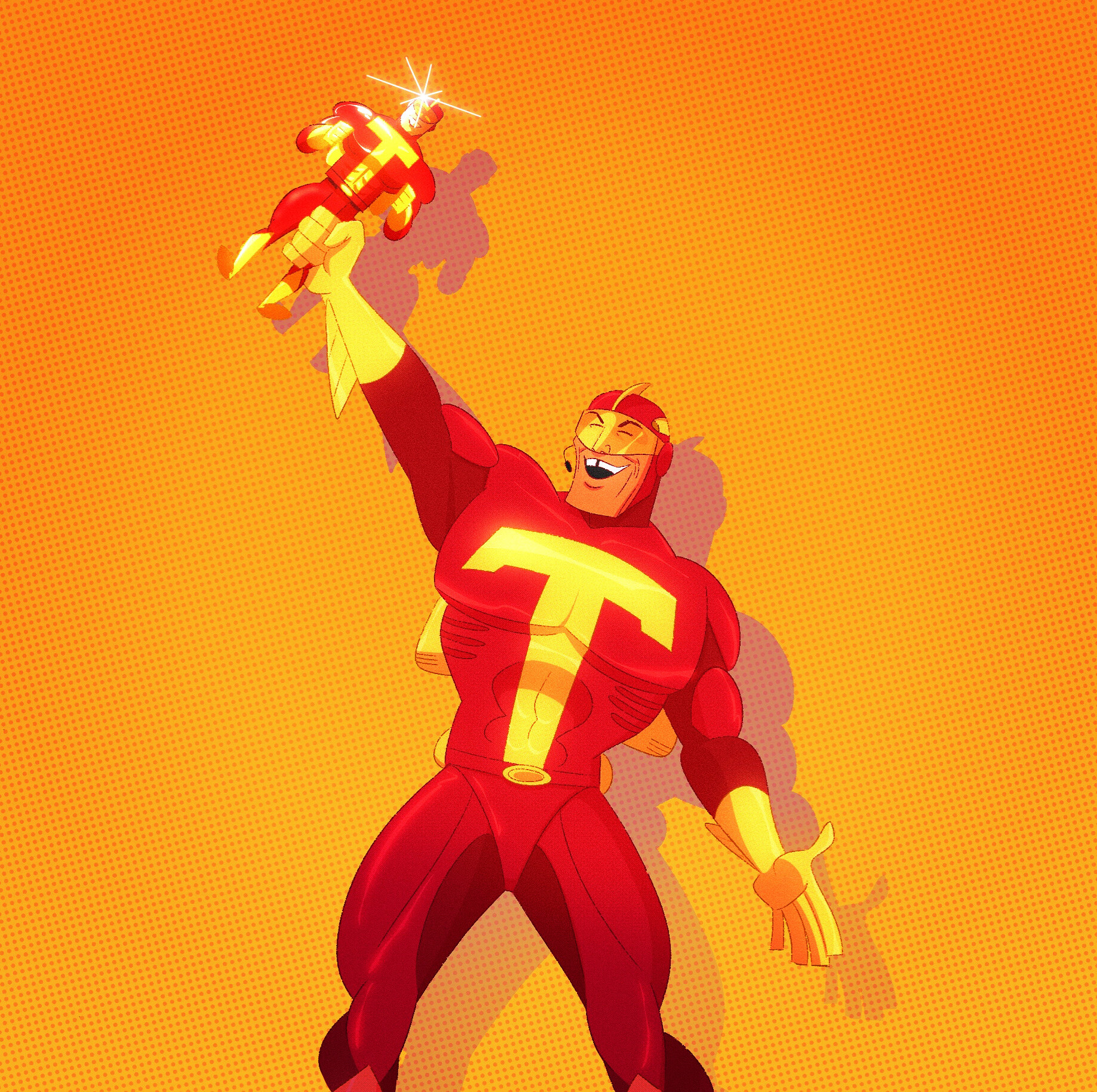 ArtStation - TURBOMAN from Jingle All the Way (1996)