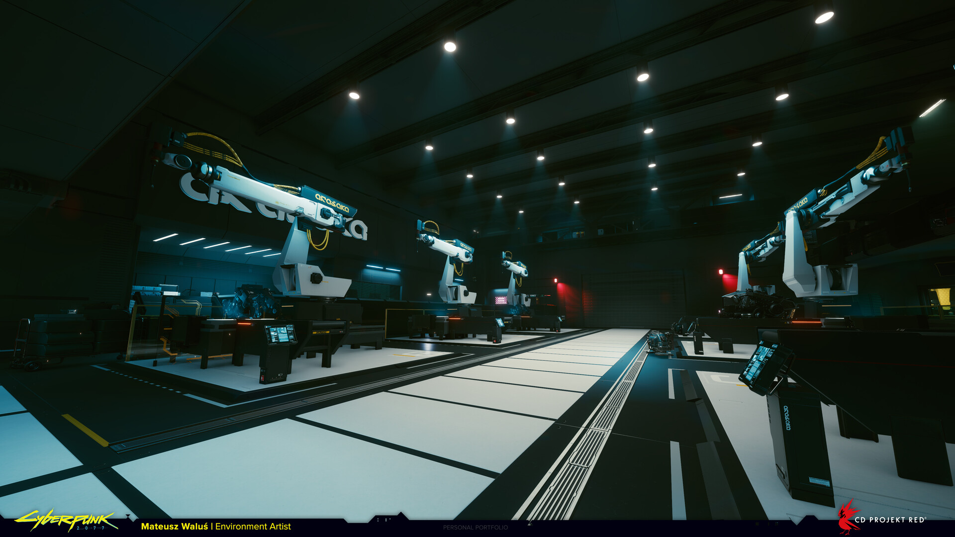 Mateusz Waluś - Cyberpunk 2077 Factory equipment