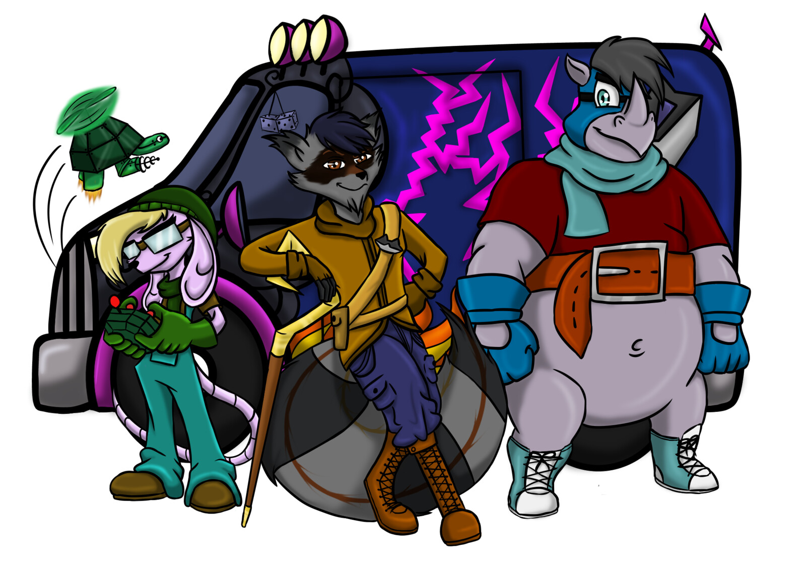 Julia Wolanska - sly cooper redesign