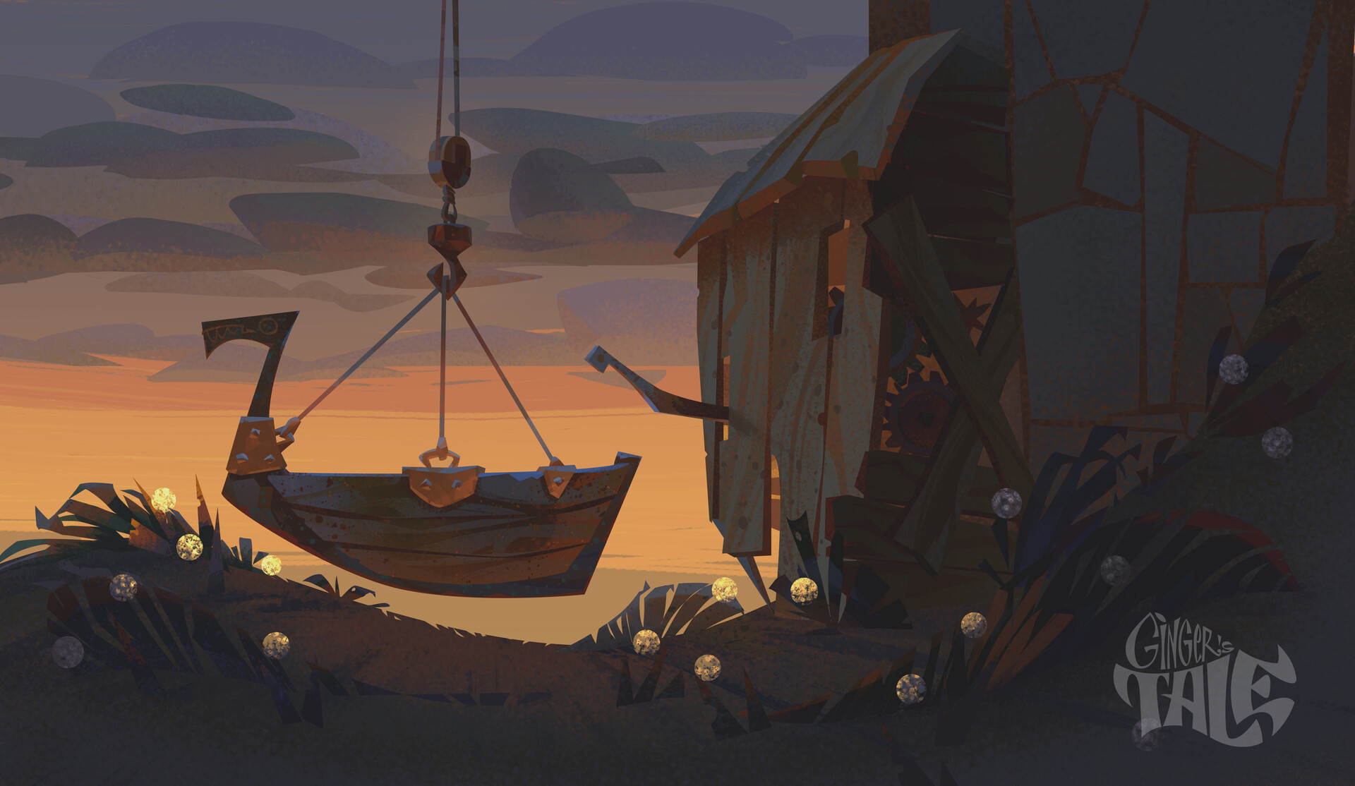 ArtStation - Ginger's Tale BACKGROUND VVERH STUDIO 2020