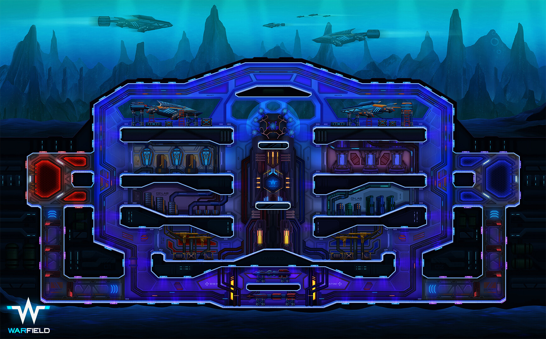 ArtStation - UNDER SEA GAME MAP