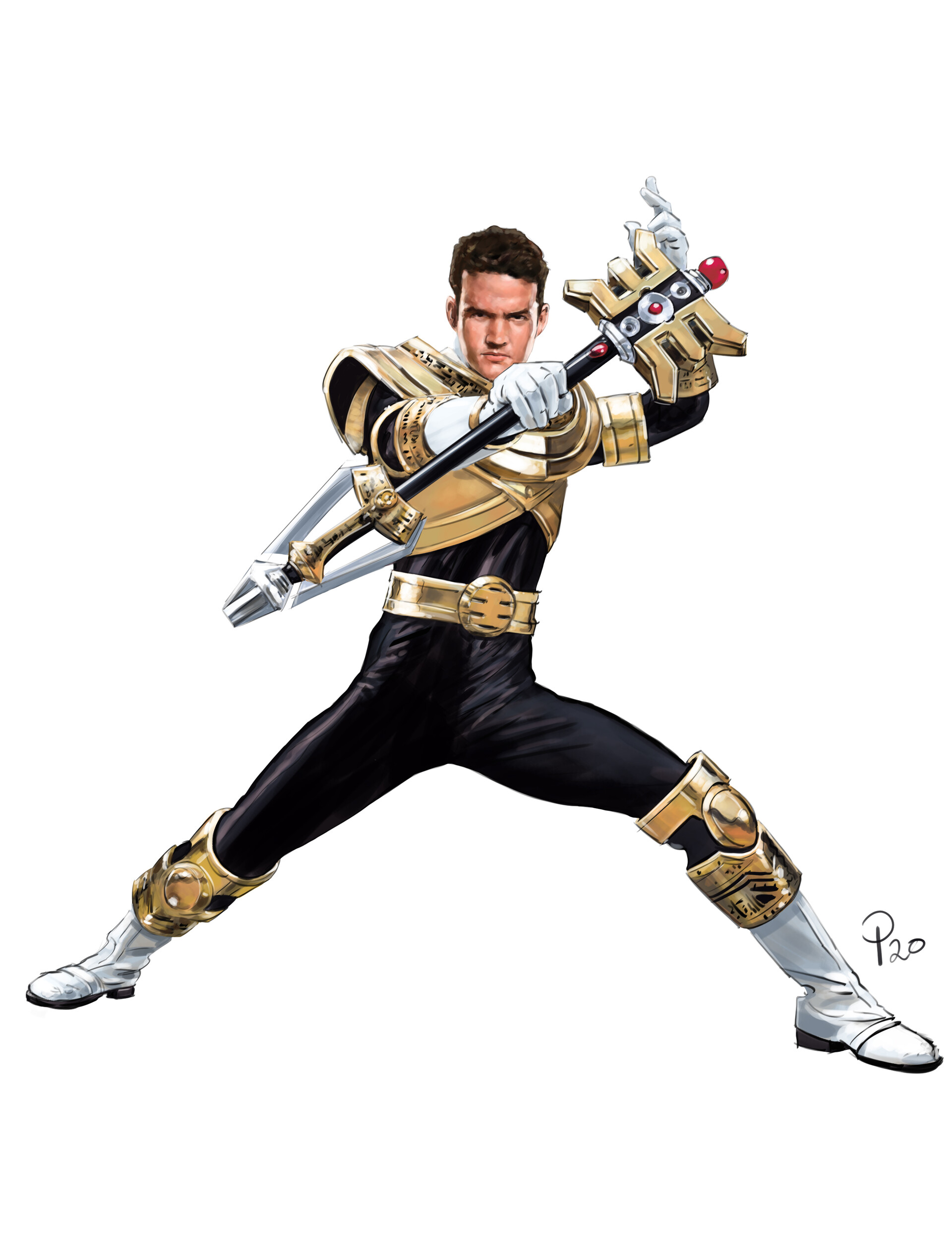 ArtStation - Power Ranger Character Art.