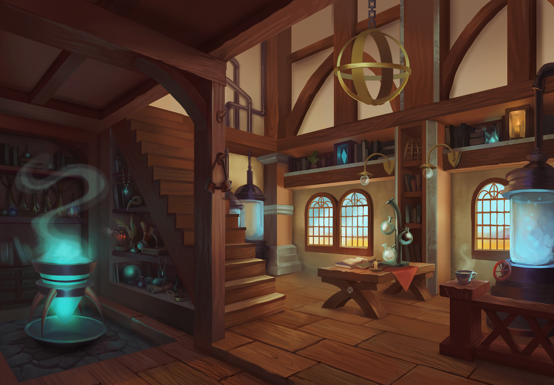 ArtStation - Alchemist's house