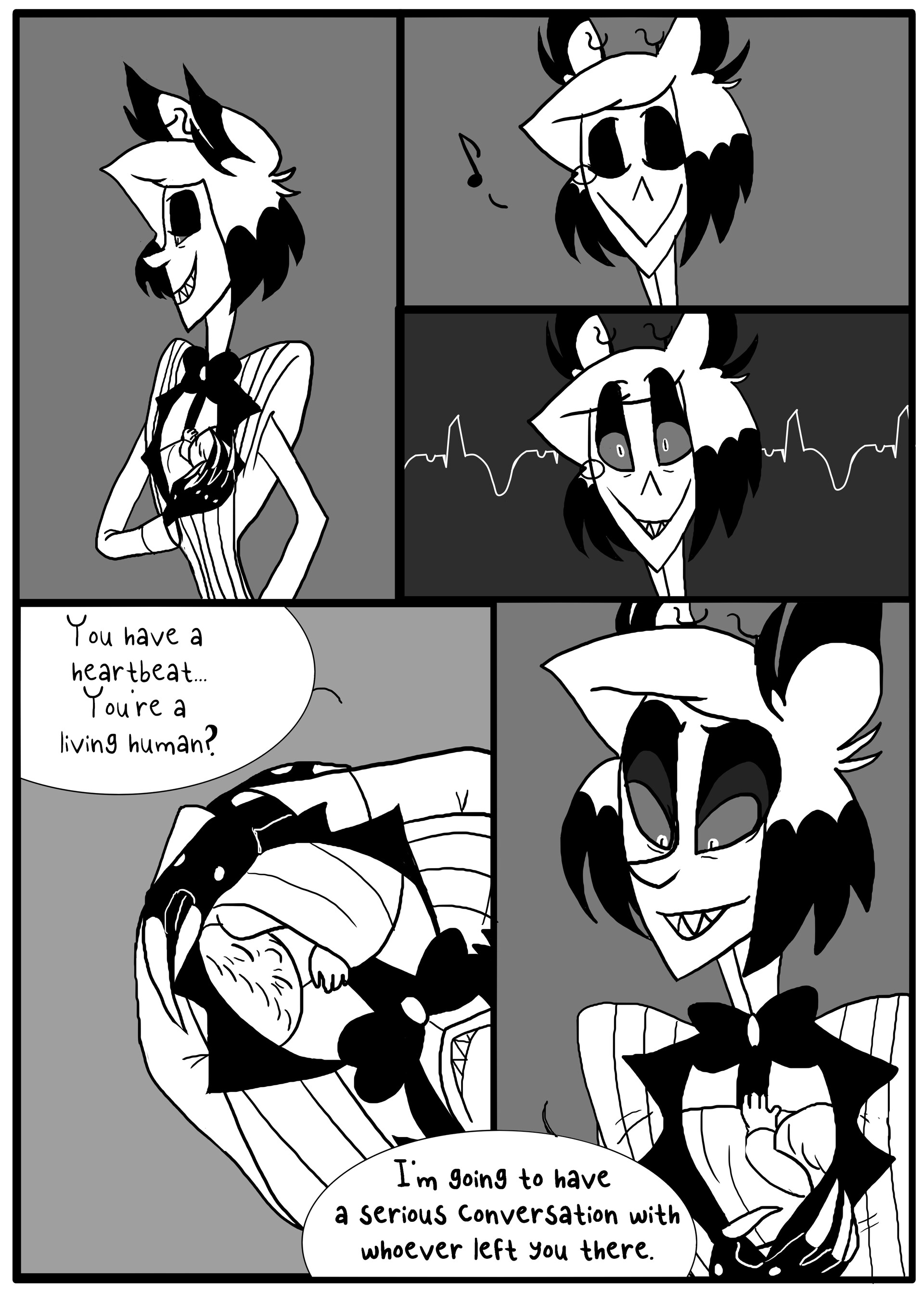 Merlin - Alastor Finds a Baby Fancomic