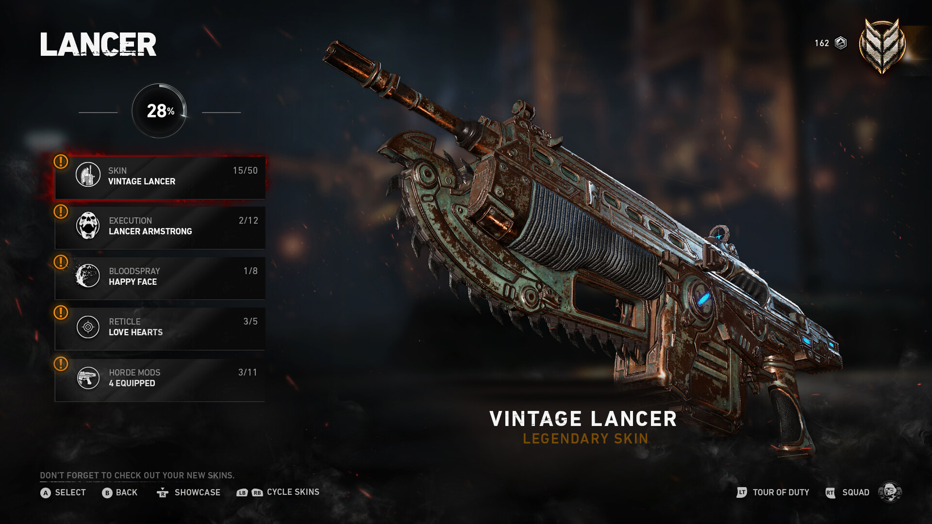 mike tam - Gears 5 Customization UI Screen Design