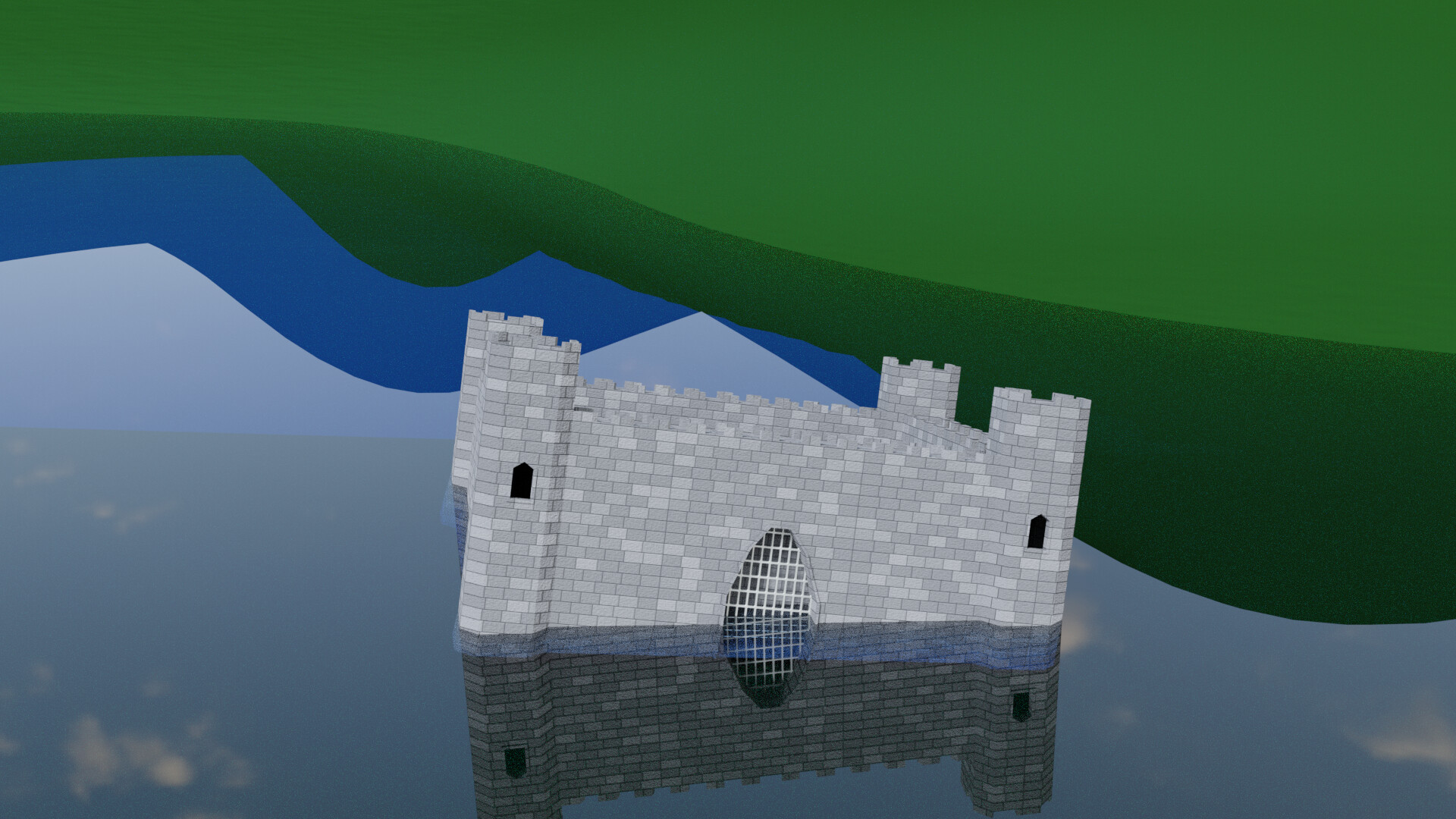 ArtStation - 3D Game Design: Sinking Castle