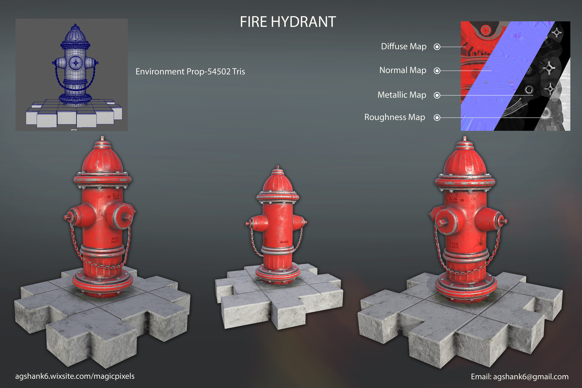 ArtStation - Fire Hydrant