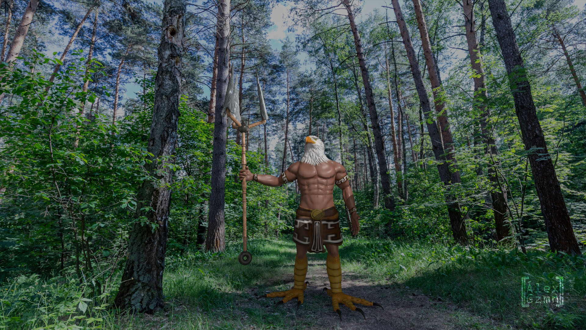 ArtStation - Super P - The Forest Protector