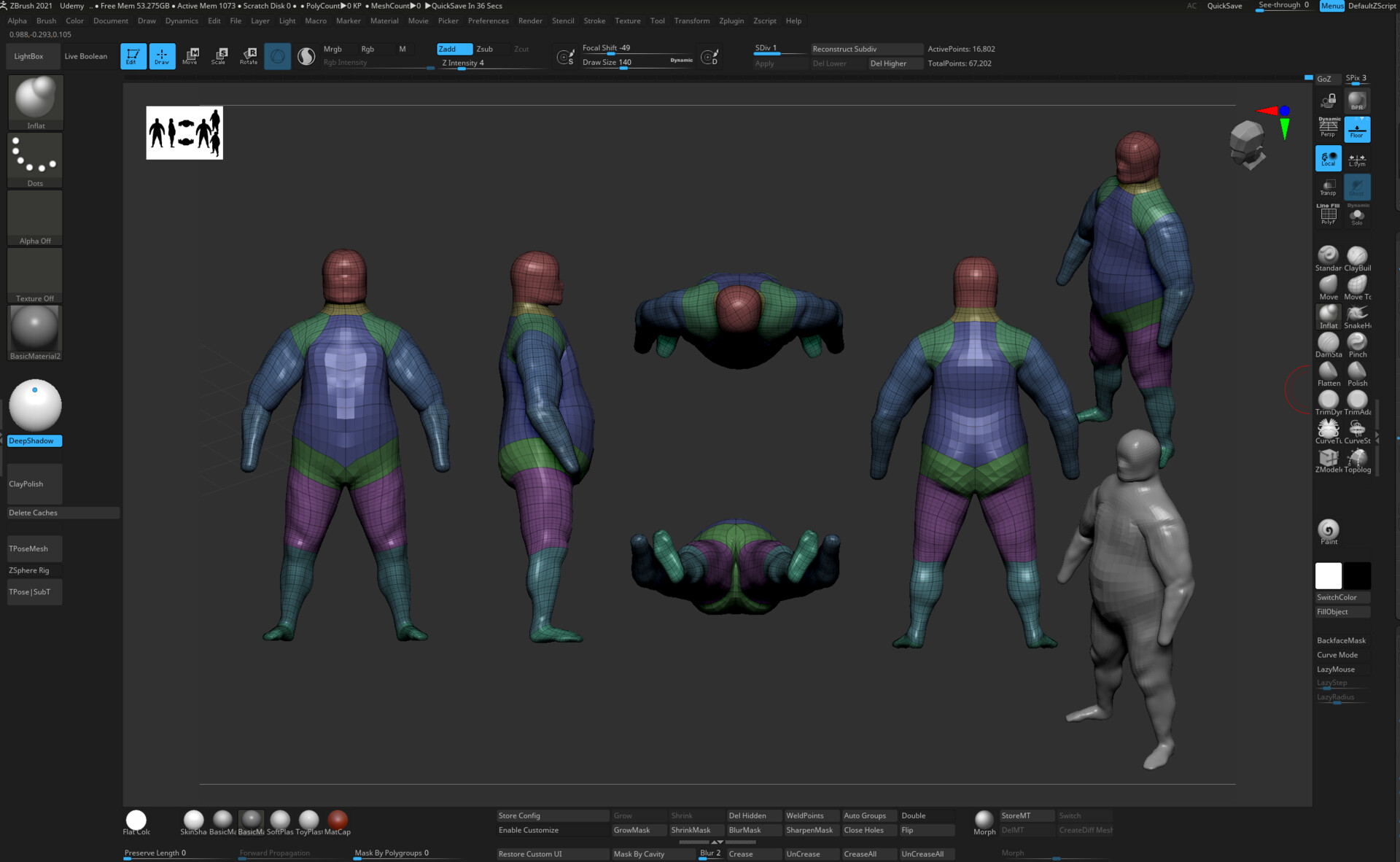 ArtStation - human test zbrush