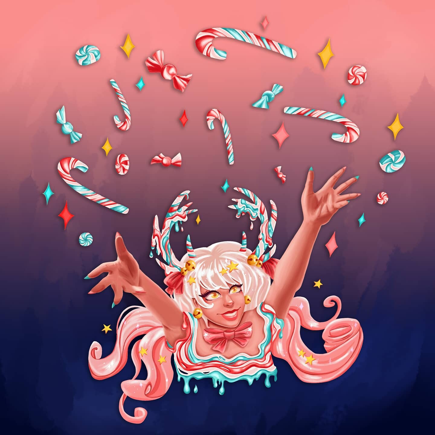 ArtStation - Peppermint Candy Girl