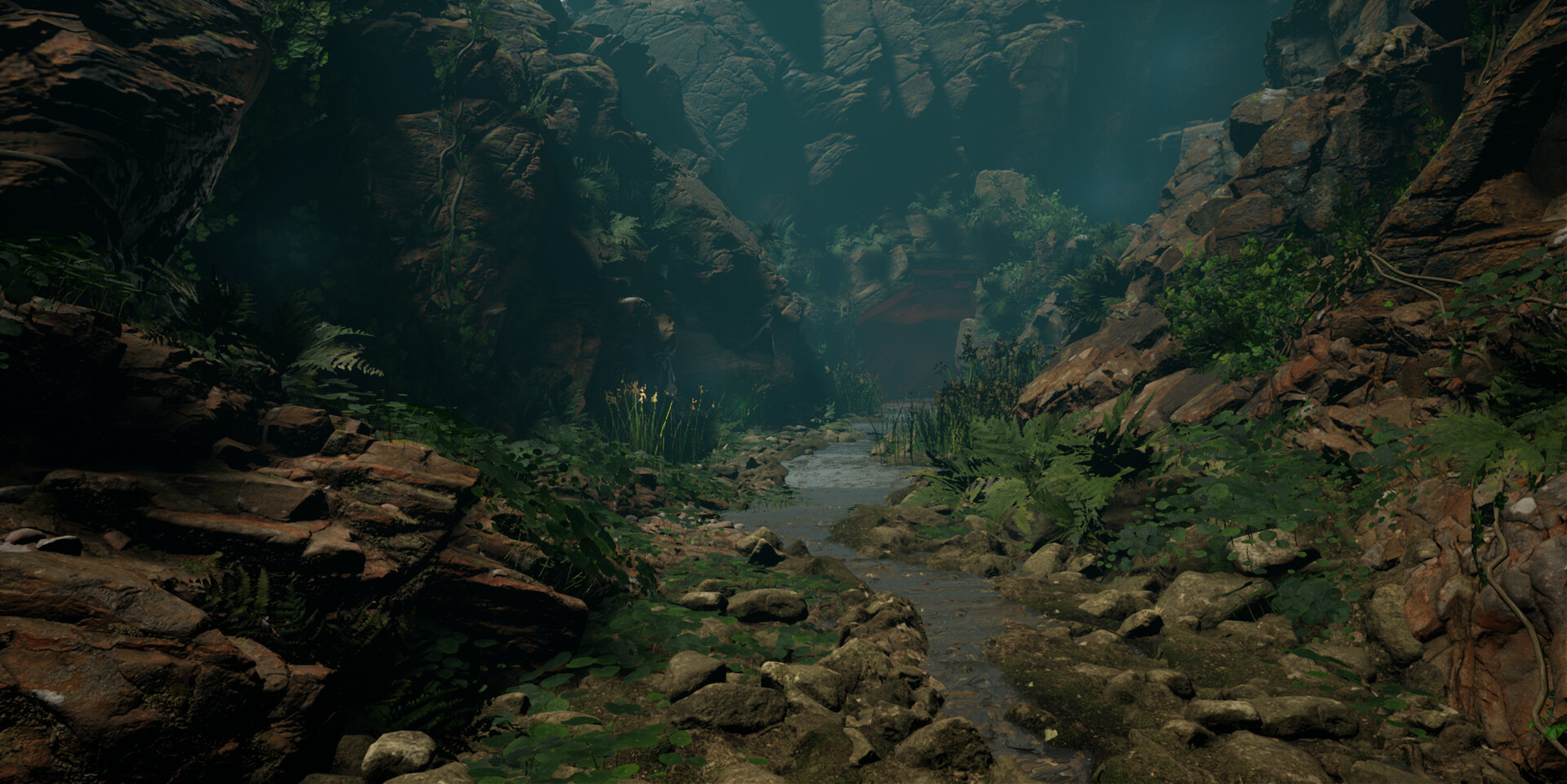 ArtStation - The Ditch That Leads To A Cave (UE4)