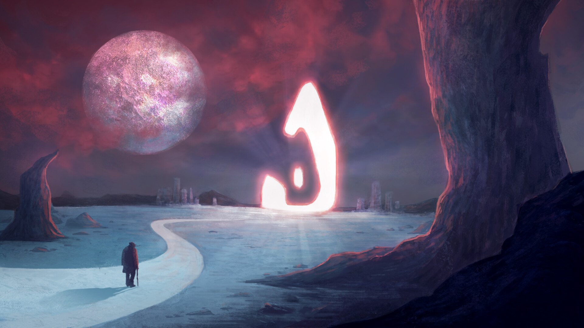 ArtStation - Cold - Digital Matte Painting