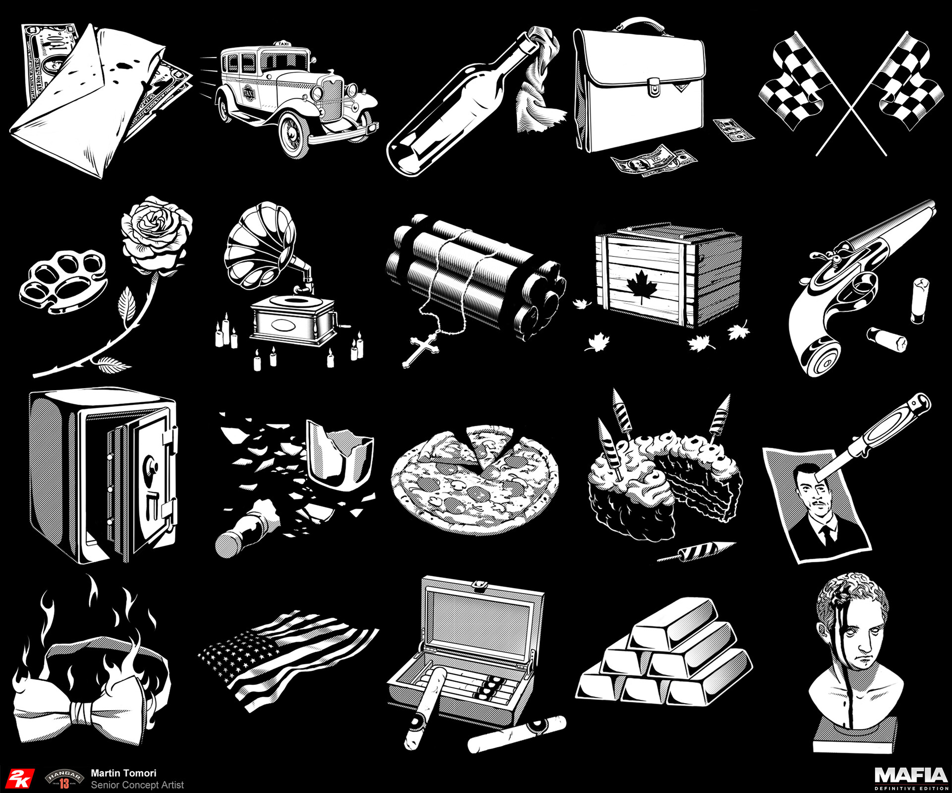 Martin Zgrnd Tomori - Mission Icons for Mafia: Definitive Edition