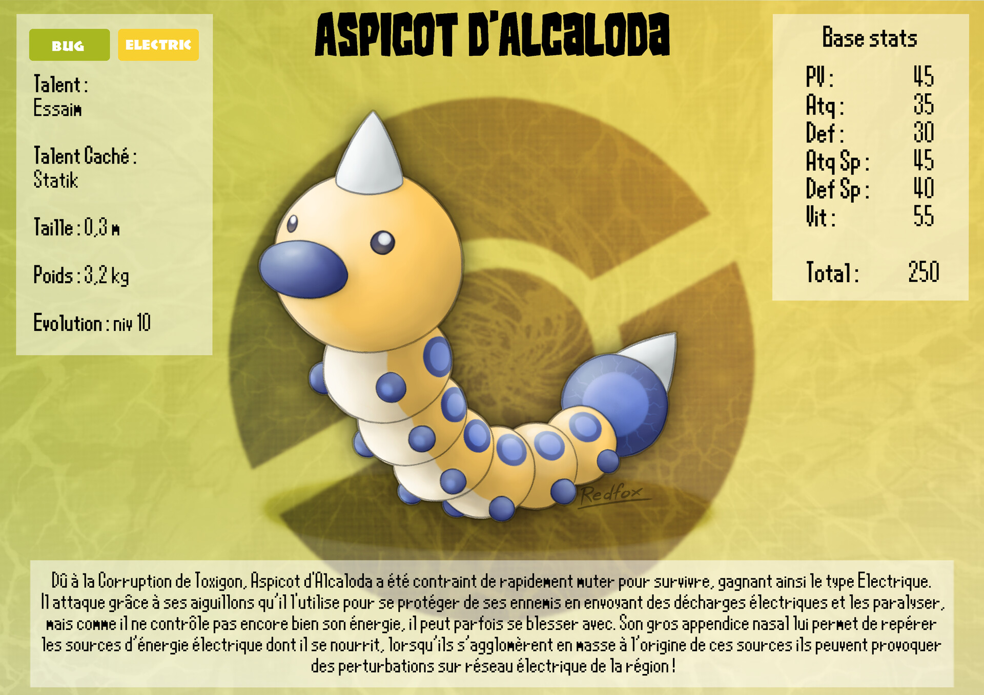 ArtStation - Artwork Pokemon VP - Aspicot d'Alcaloda