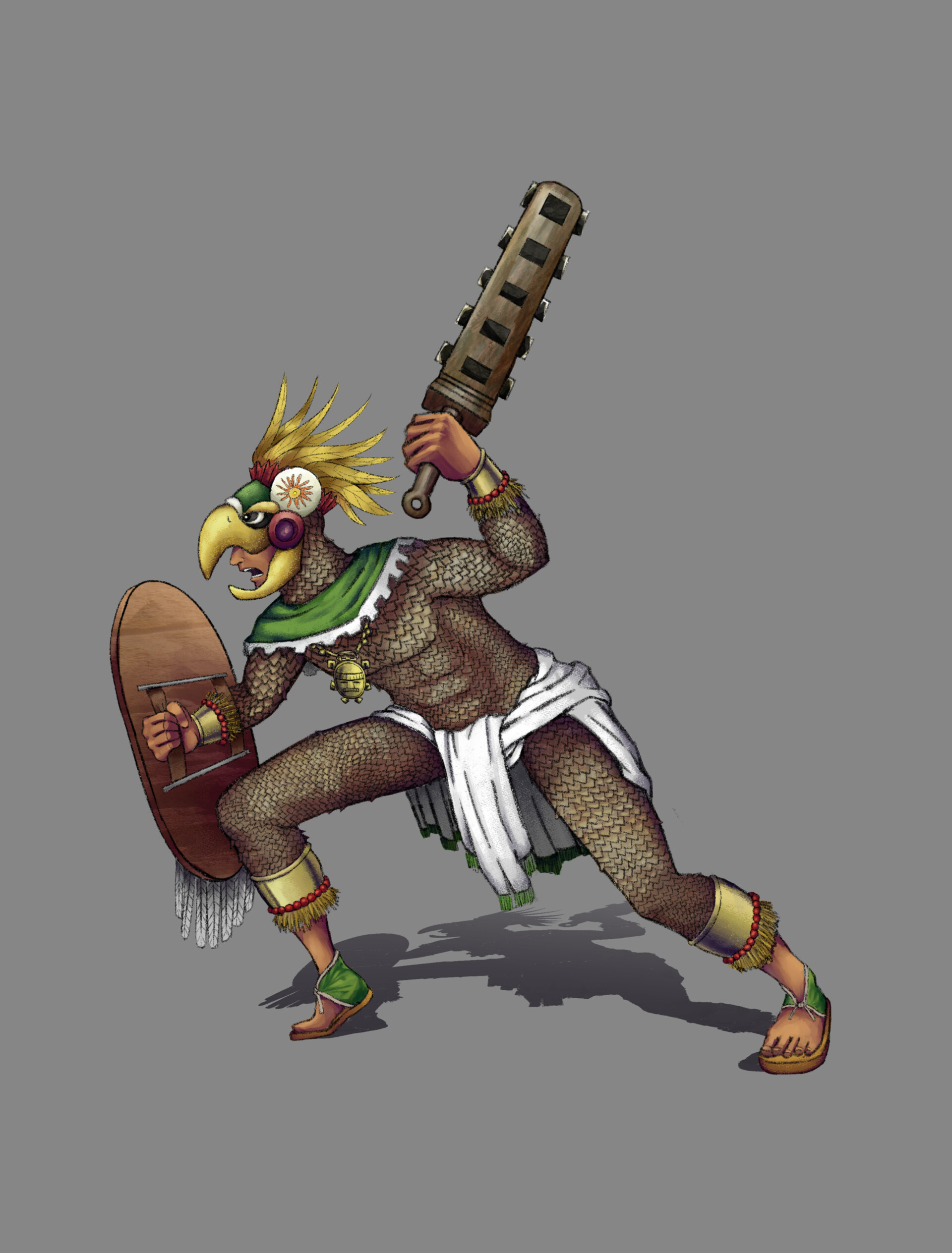 ArtStation - Cuauhtli Eagle Warrior Concept