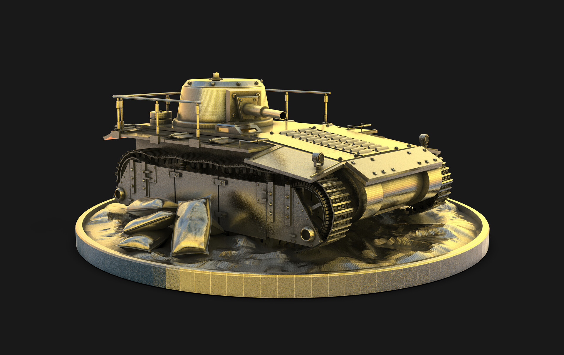 ArtStation - LEICHTTRAKTOR WWI