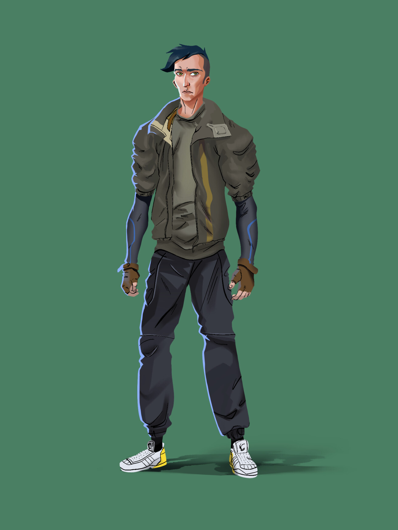 ArtStation - Cyberpunk dude