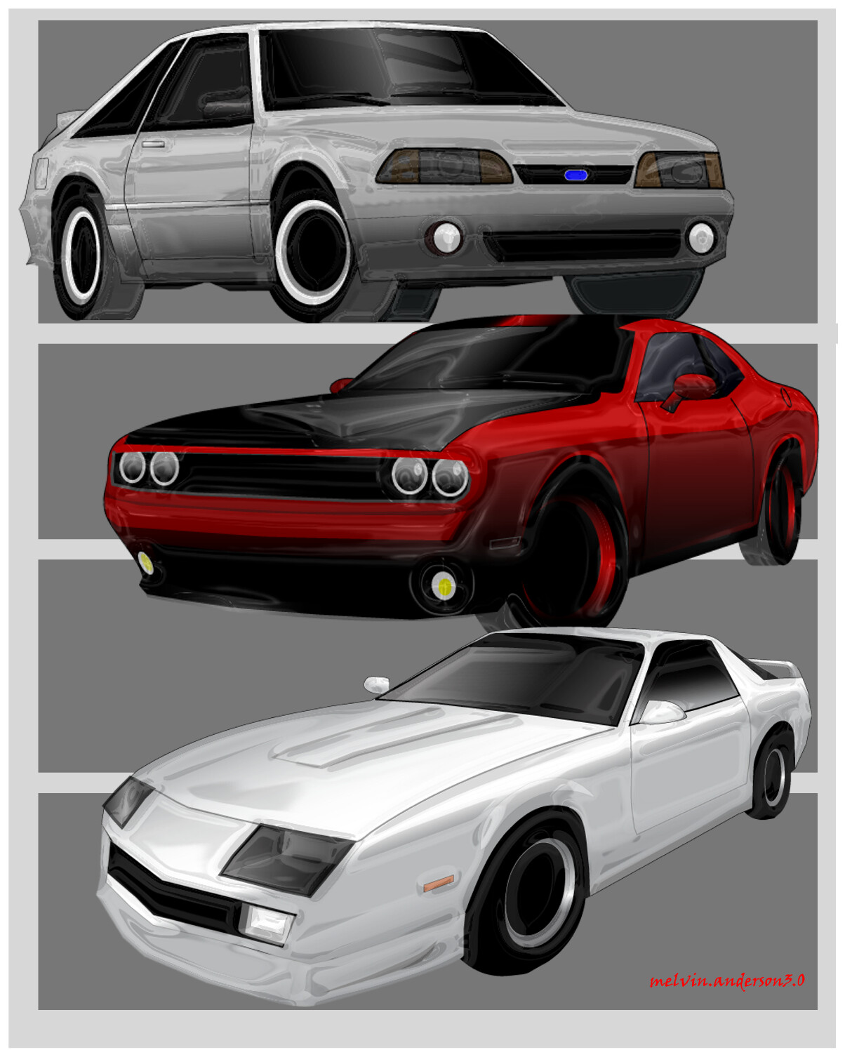 ArtStation - Pony Cars