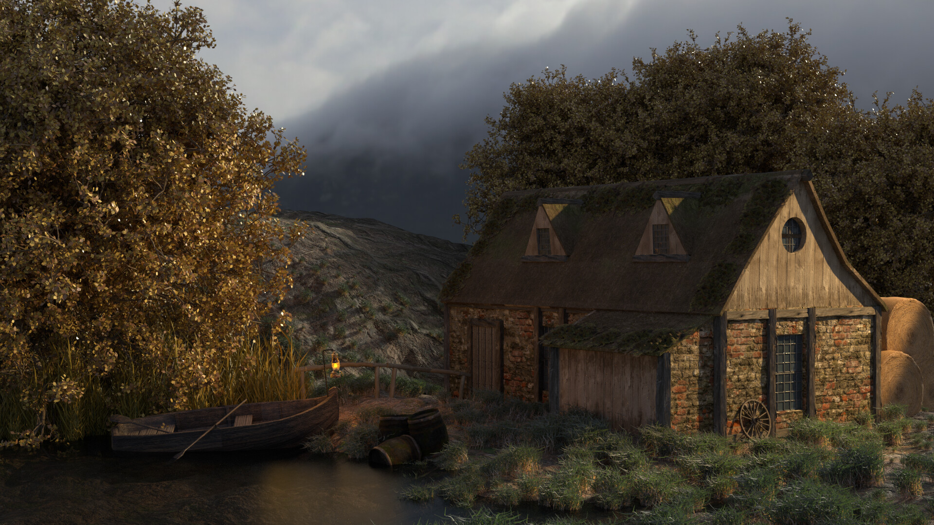 ArtStation - Old fishing house