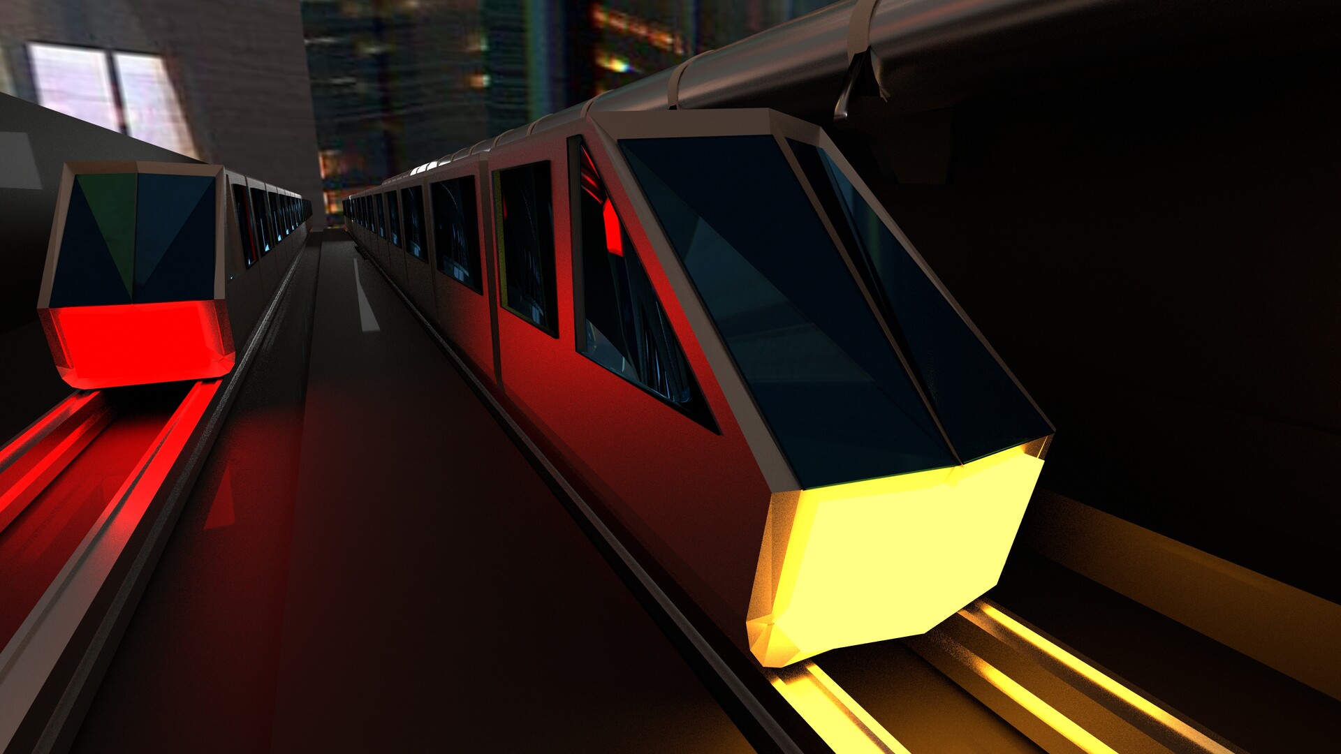 ArtStation - Train Scene