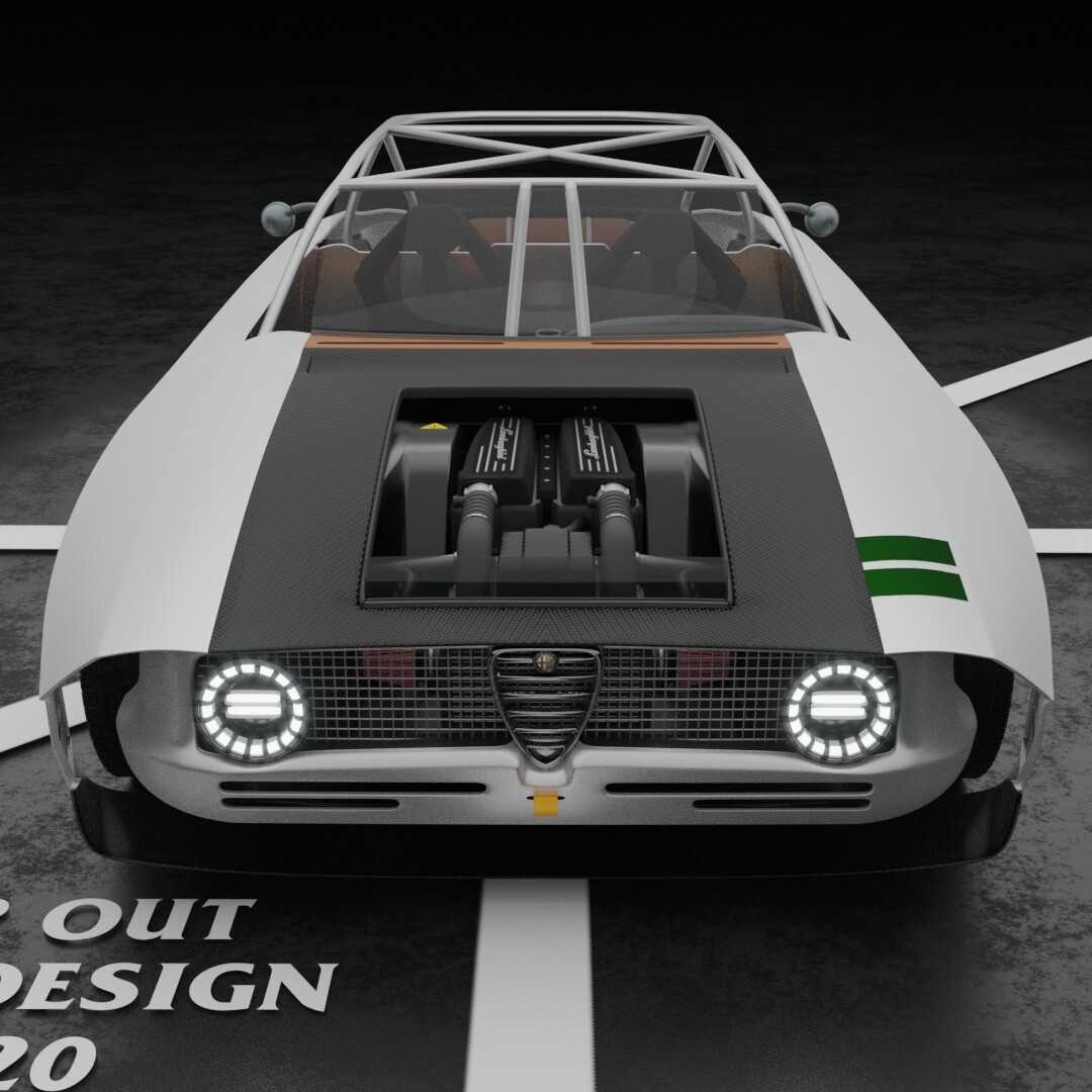 Broken Doodle - Alfa Romeo Hot Rod - Odd Chimera