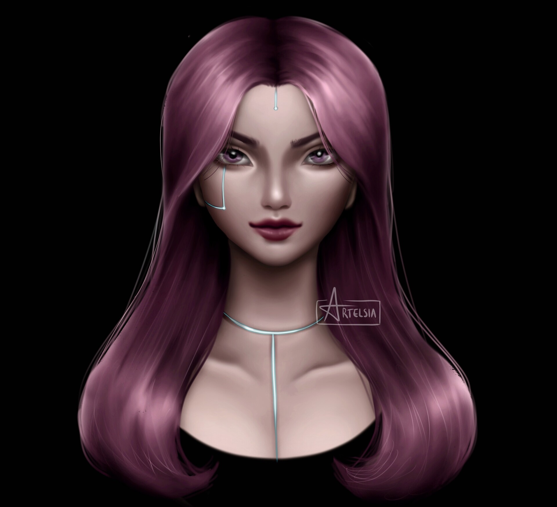 ArtStation - Vera - Cyberpunk OC