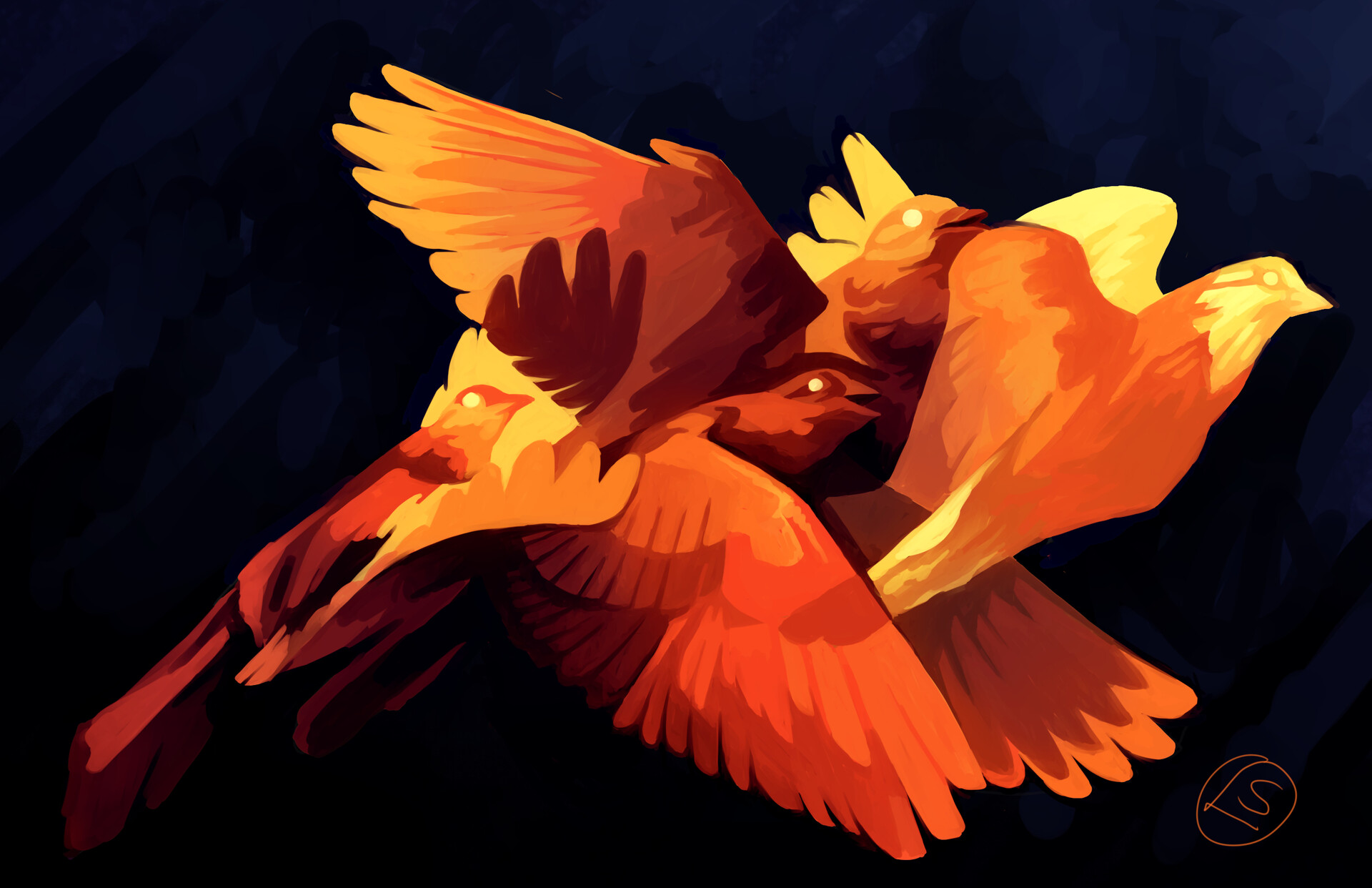 ArtStation - Midnight Flight