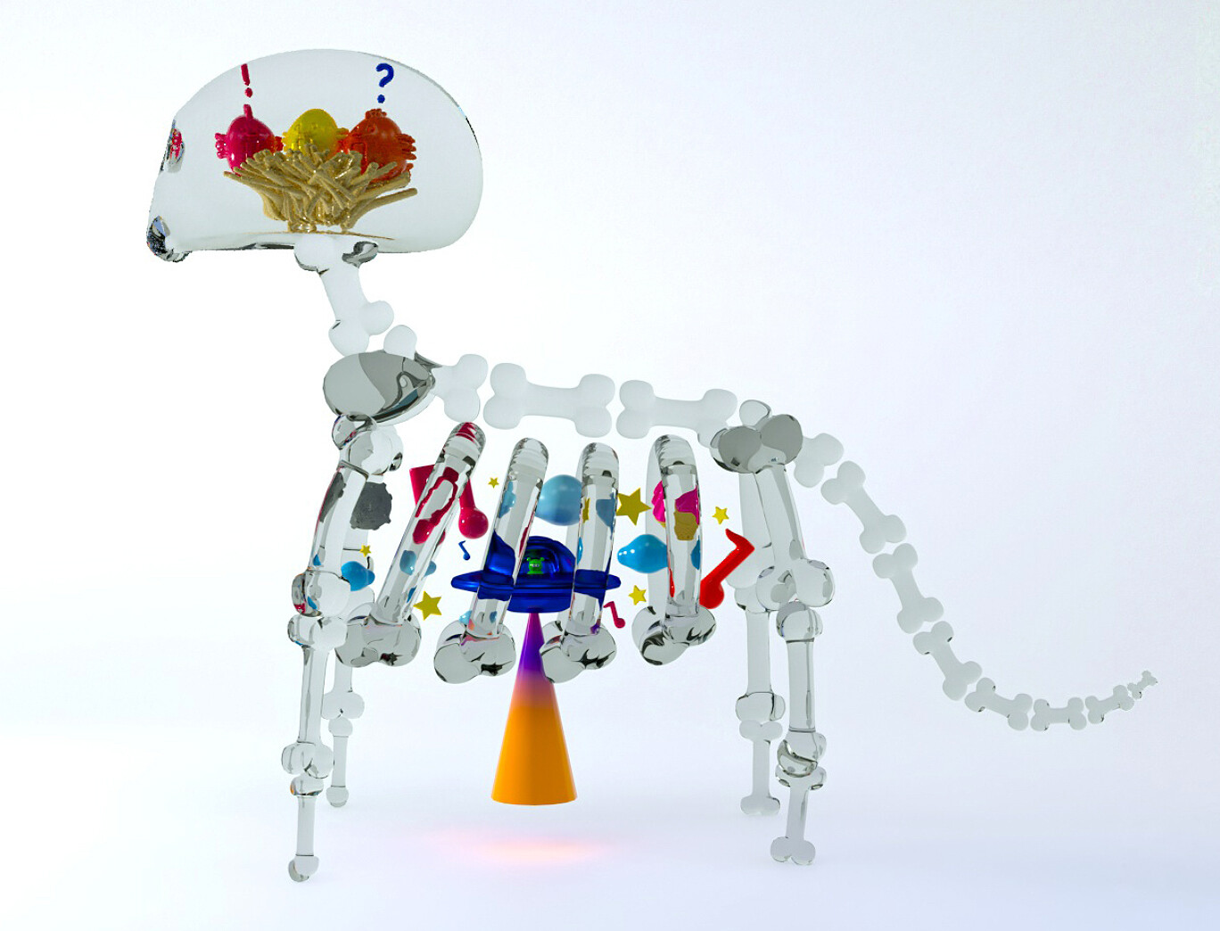 ArtStation - Skeleton Cat