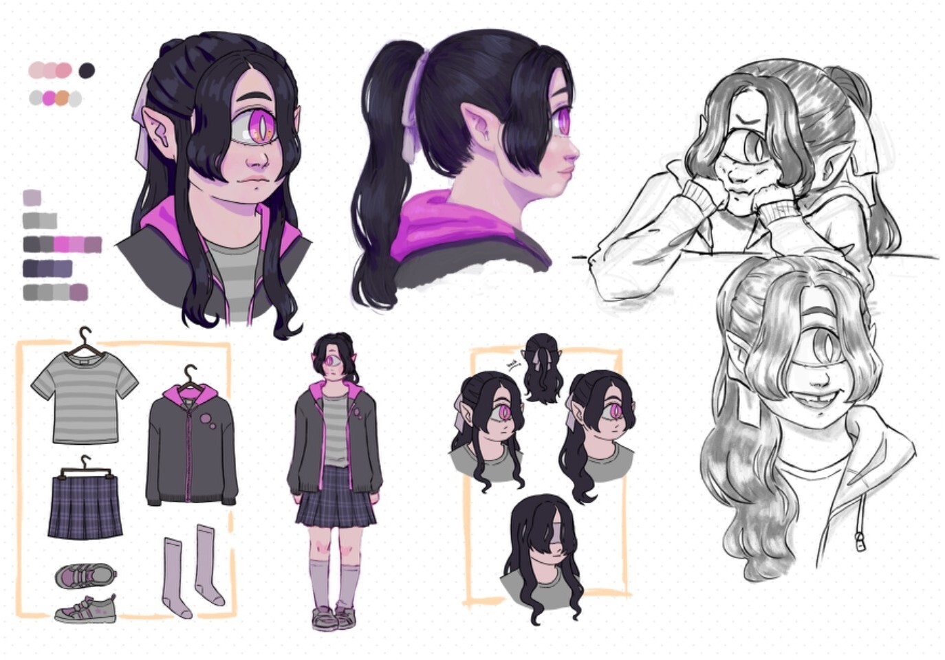 ArtStation - elle character concept