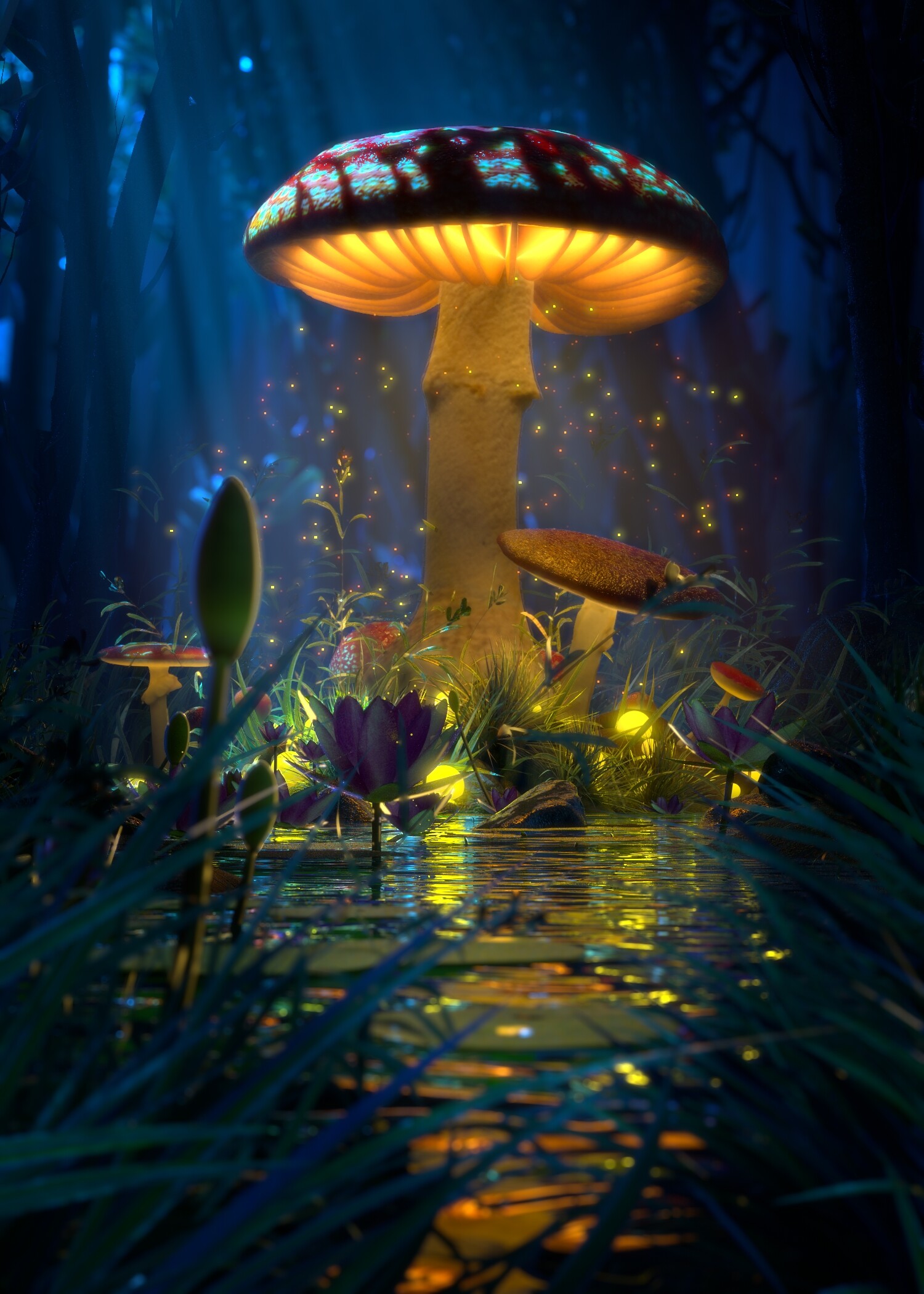 ArtStation - Magical Mushroom
